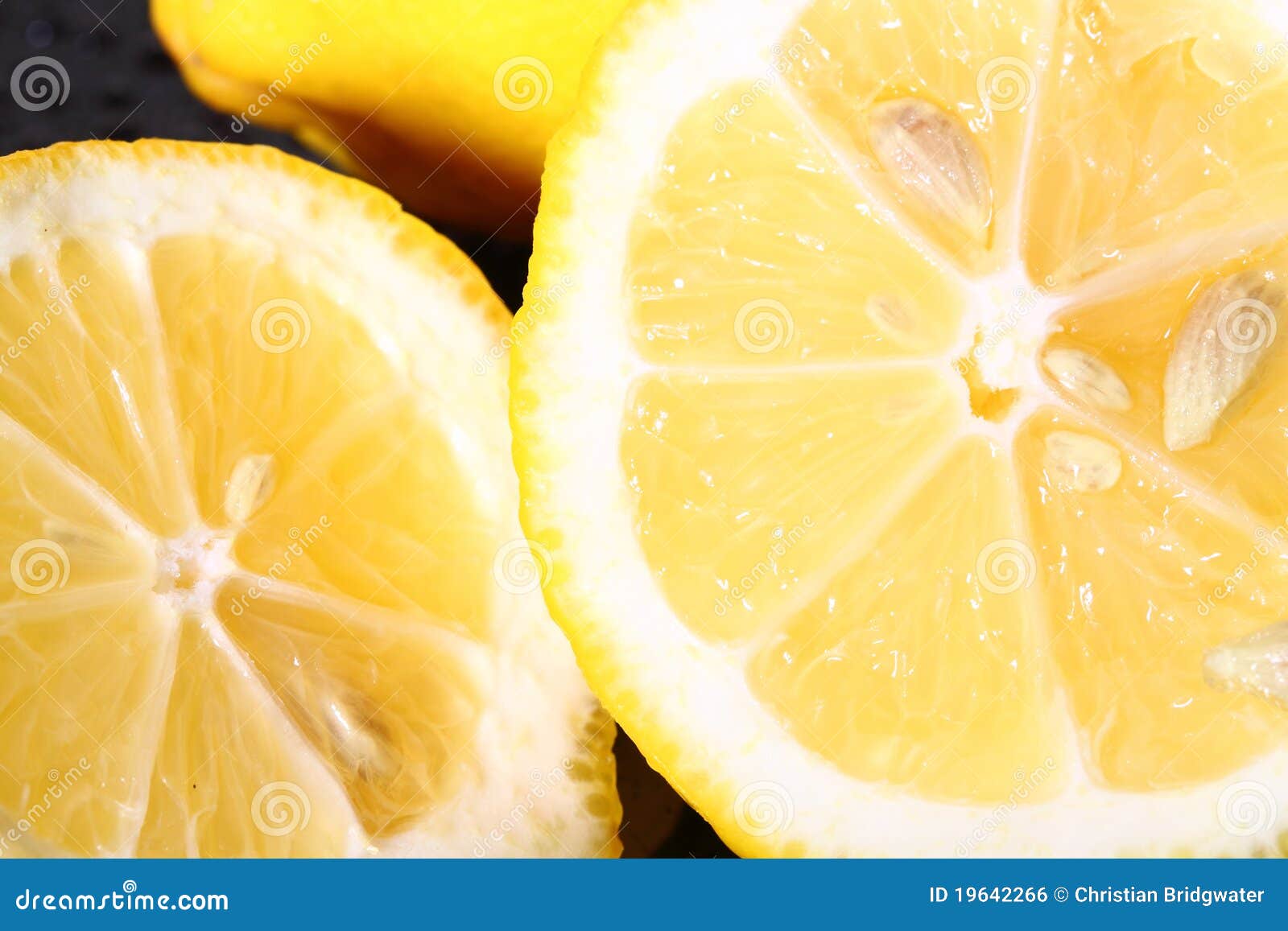 Lemon stock photo. Image of fresh, yellow, lemon, segment - 19642266