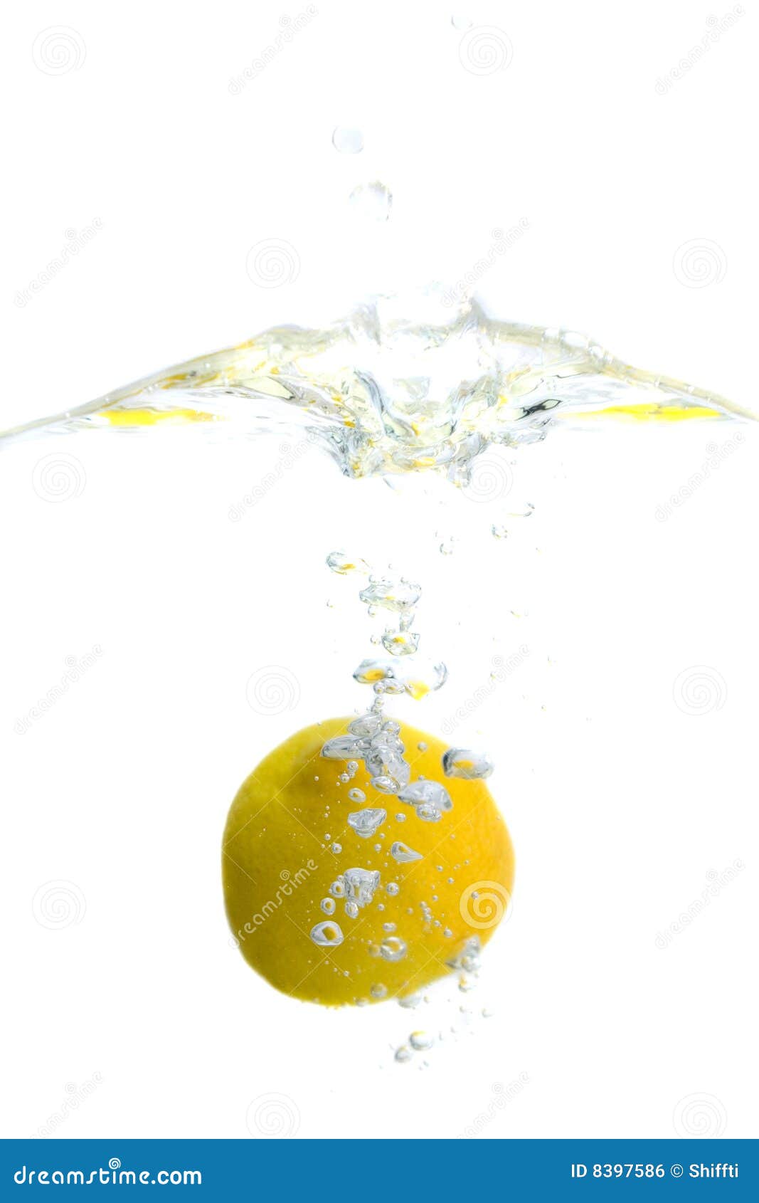 Lemon stock photo. Image of shot, color, healthy, floating - 8397586