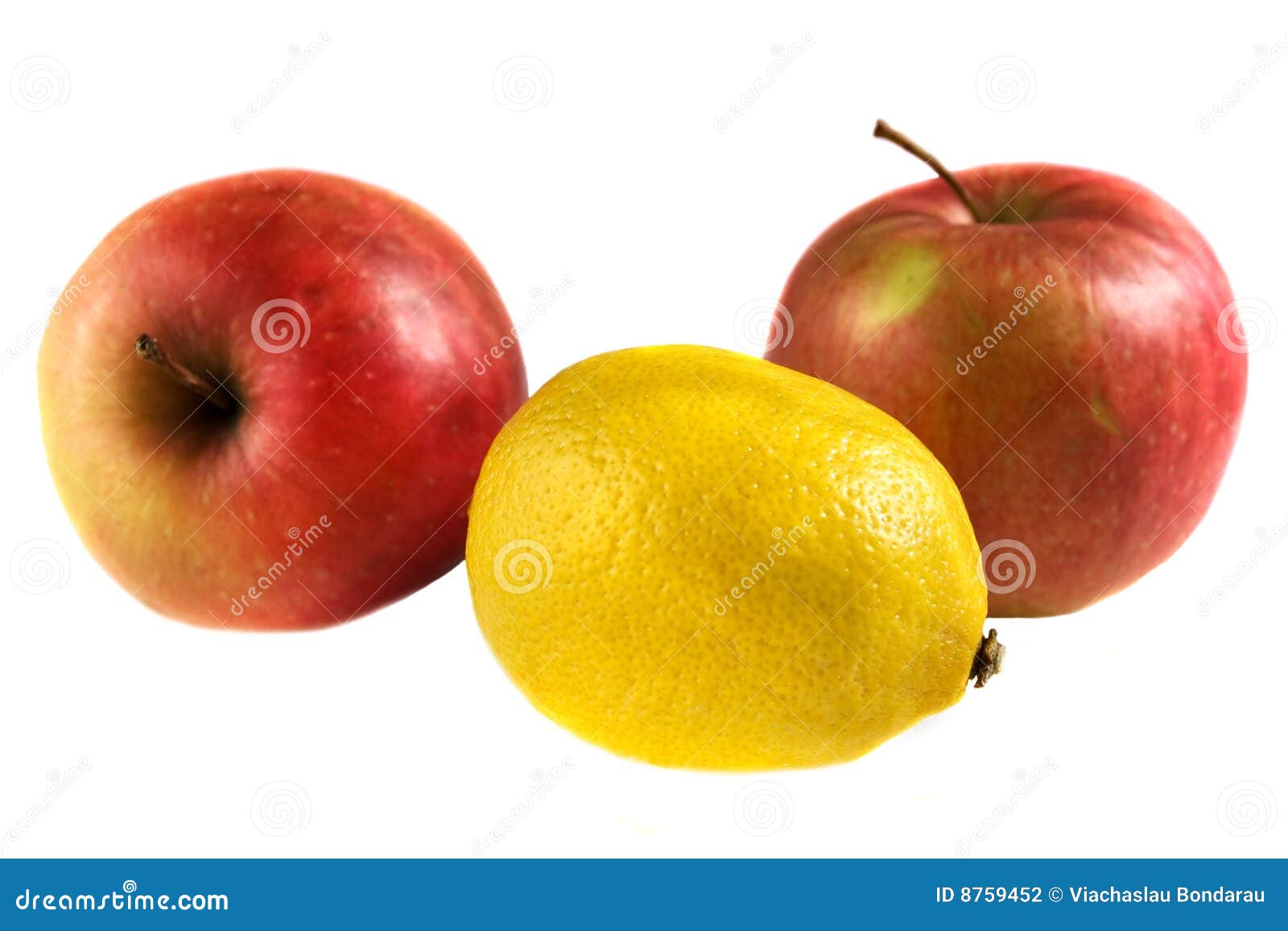 Lemon and apples stock photo. Image of fruit, fresh, tasty - 8759452