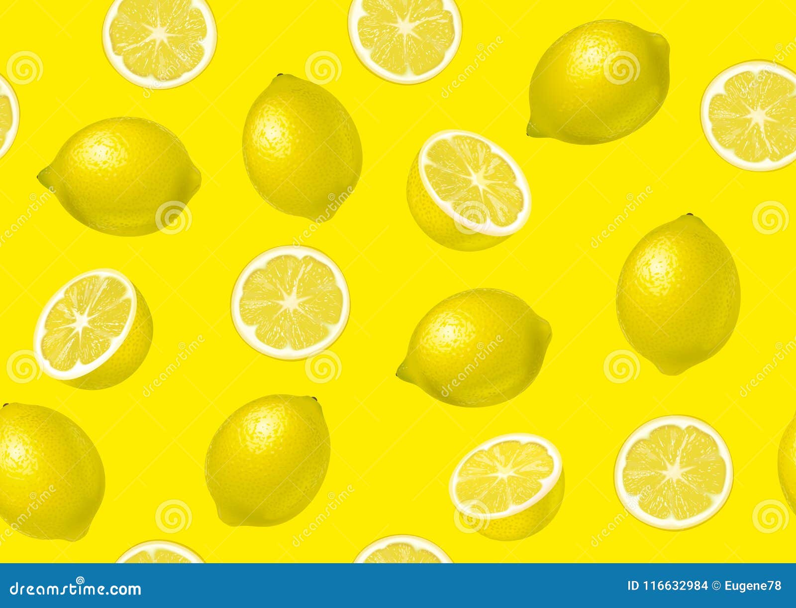 Lemon on background stock vector. Illustration of lemon - 116632984