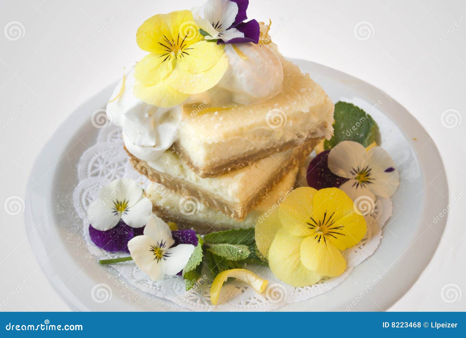 Lemon Flower Garnish