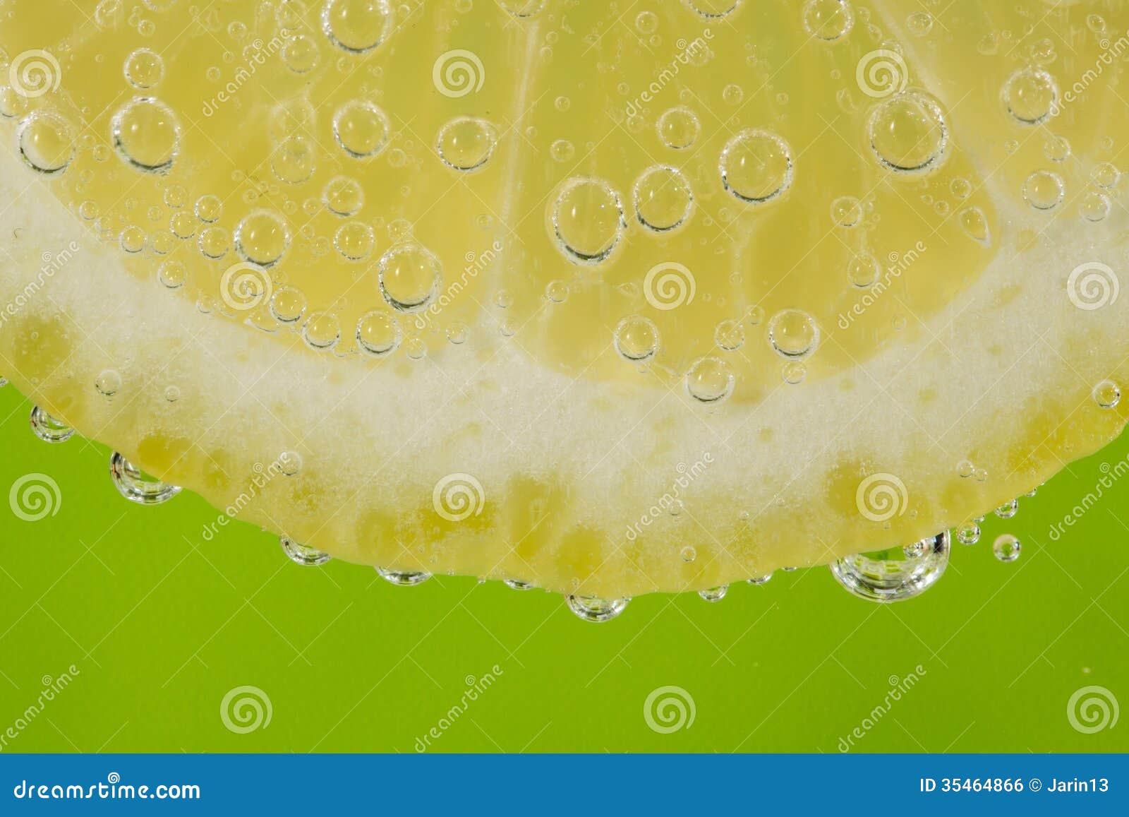 Lemon in the bubbles stock photo. Image of fresh, juicy - 35464866