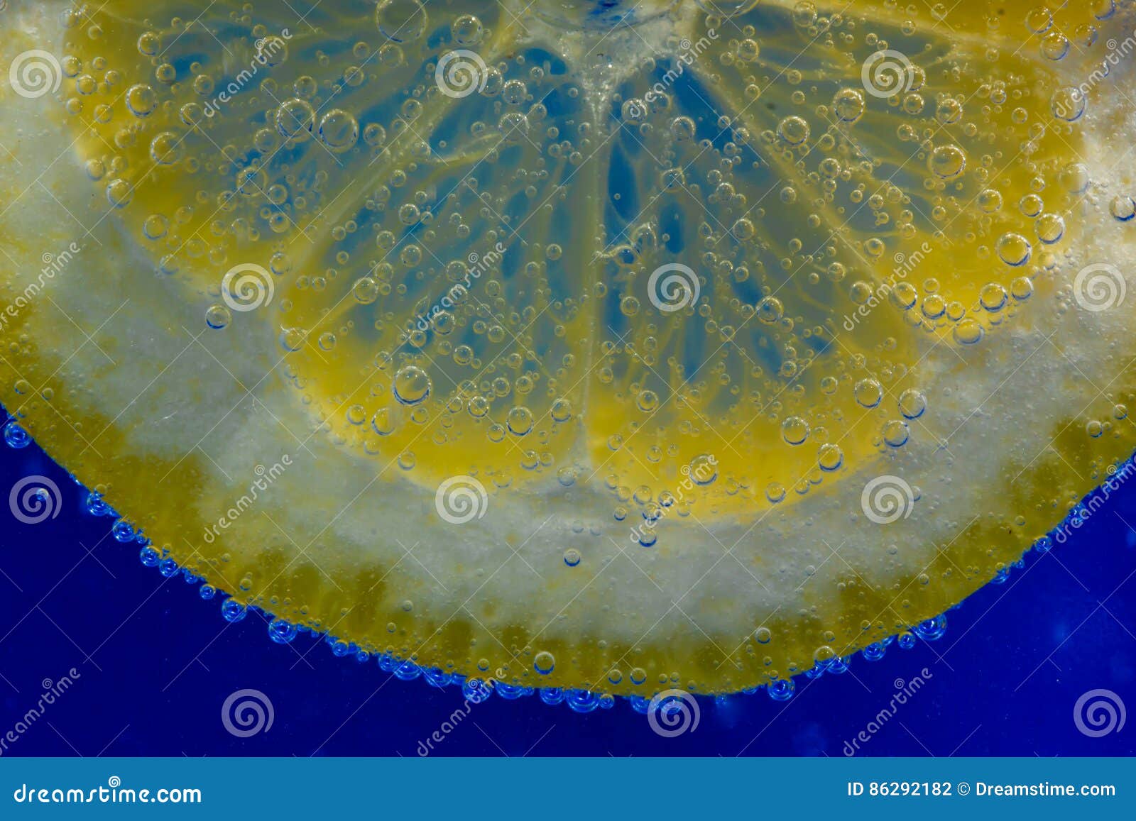 Lemon with Bubbles stock photo. Image of oranges, bubbles - 86292182