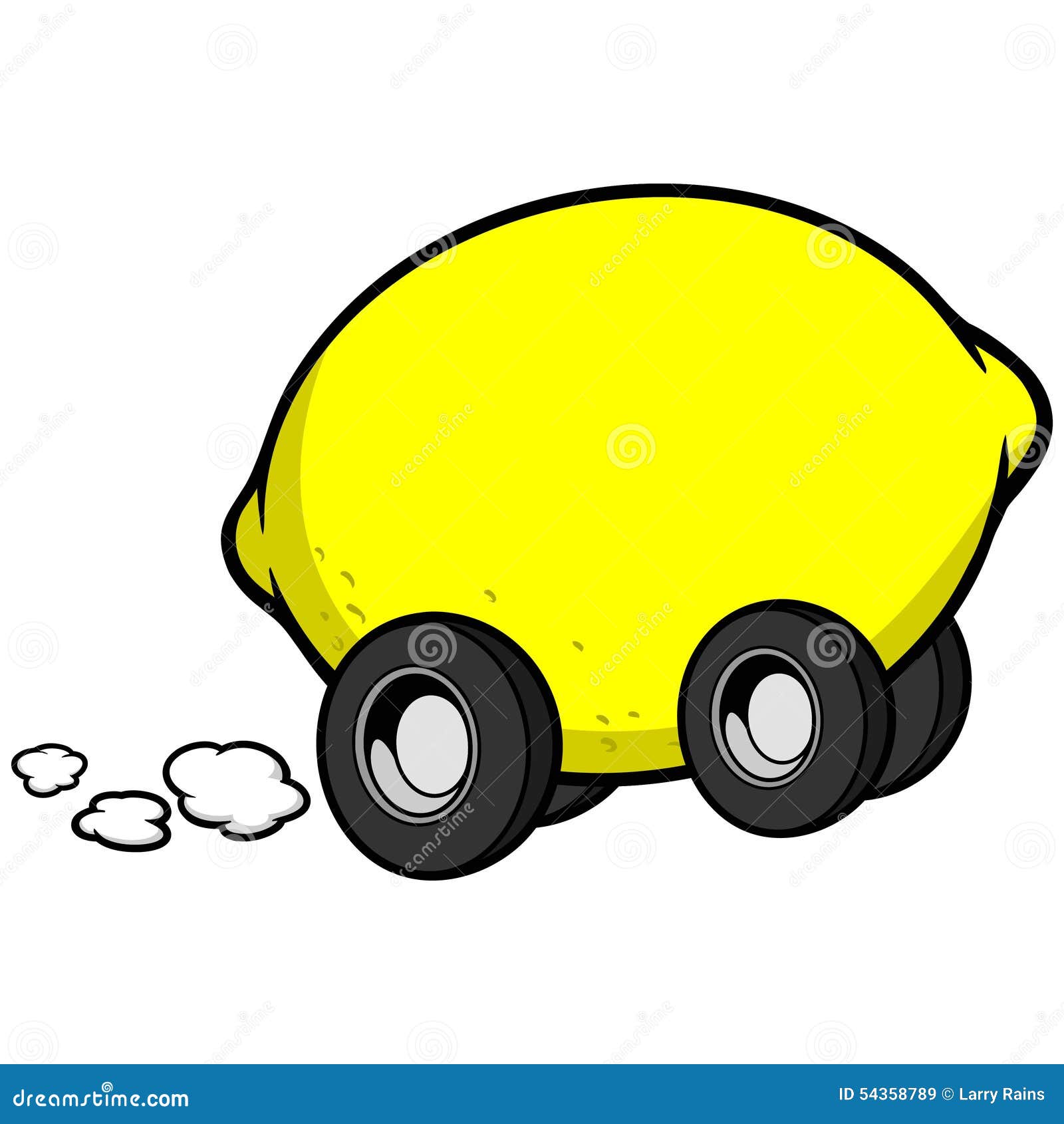 Lemon Car stock vector. Illustration of consumerism, element - 54358789