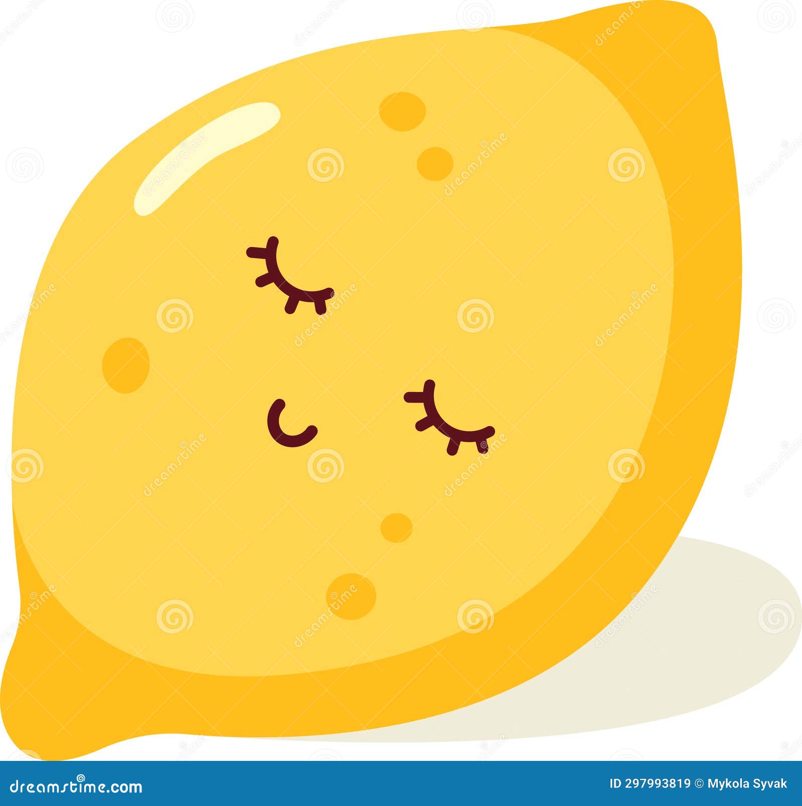 Lemon Cartoon Character stock illustration. Illustration of fruit ...