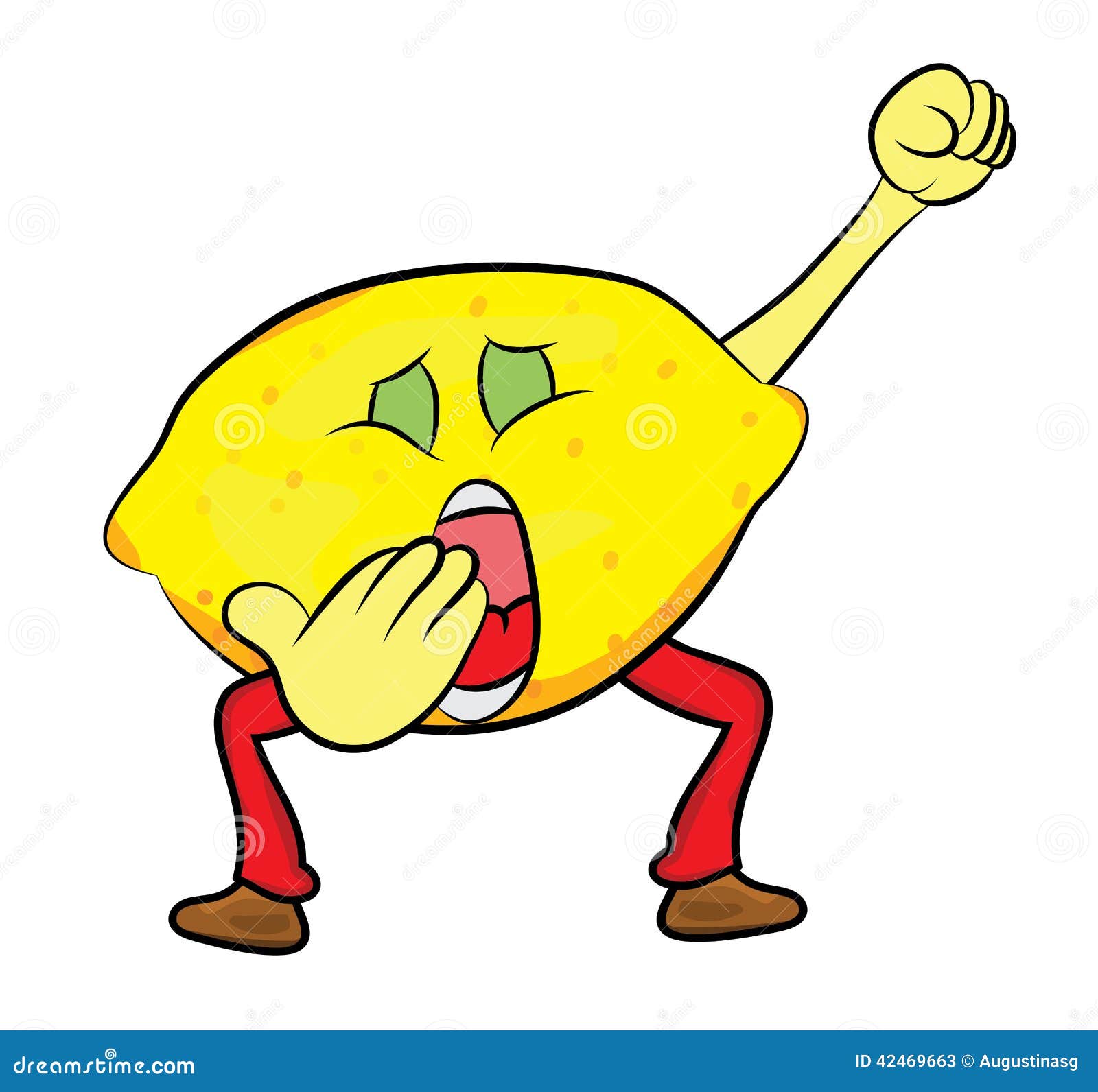 Lemon Cartoon Character Stock Illustration | CartoonDealer.com #42469663