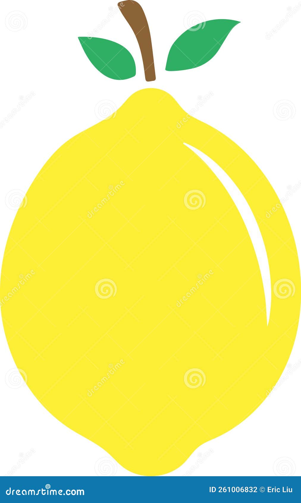 Lemon Citrus Fruit Cooking Illustration Design Food Stock Vector ...