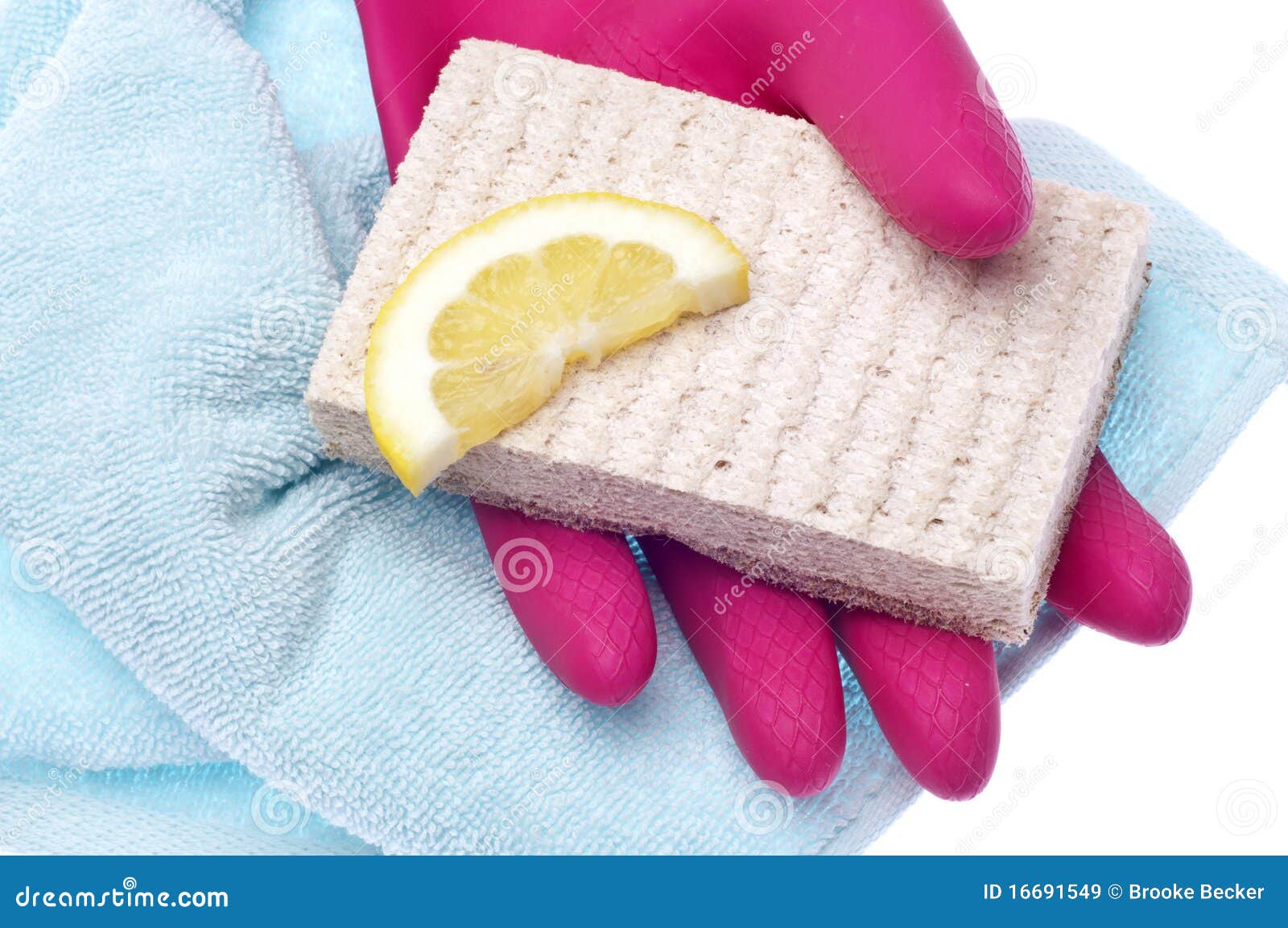 Lemon Clean stock image. Image of pink, fresh, housework - 16691549
