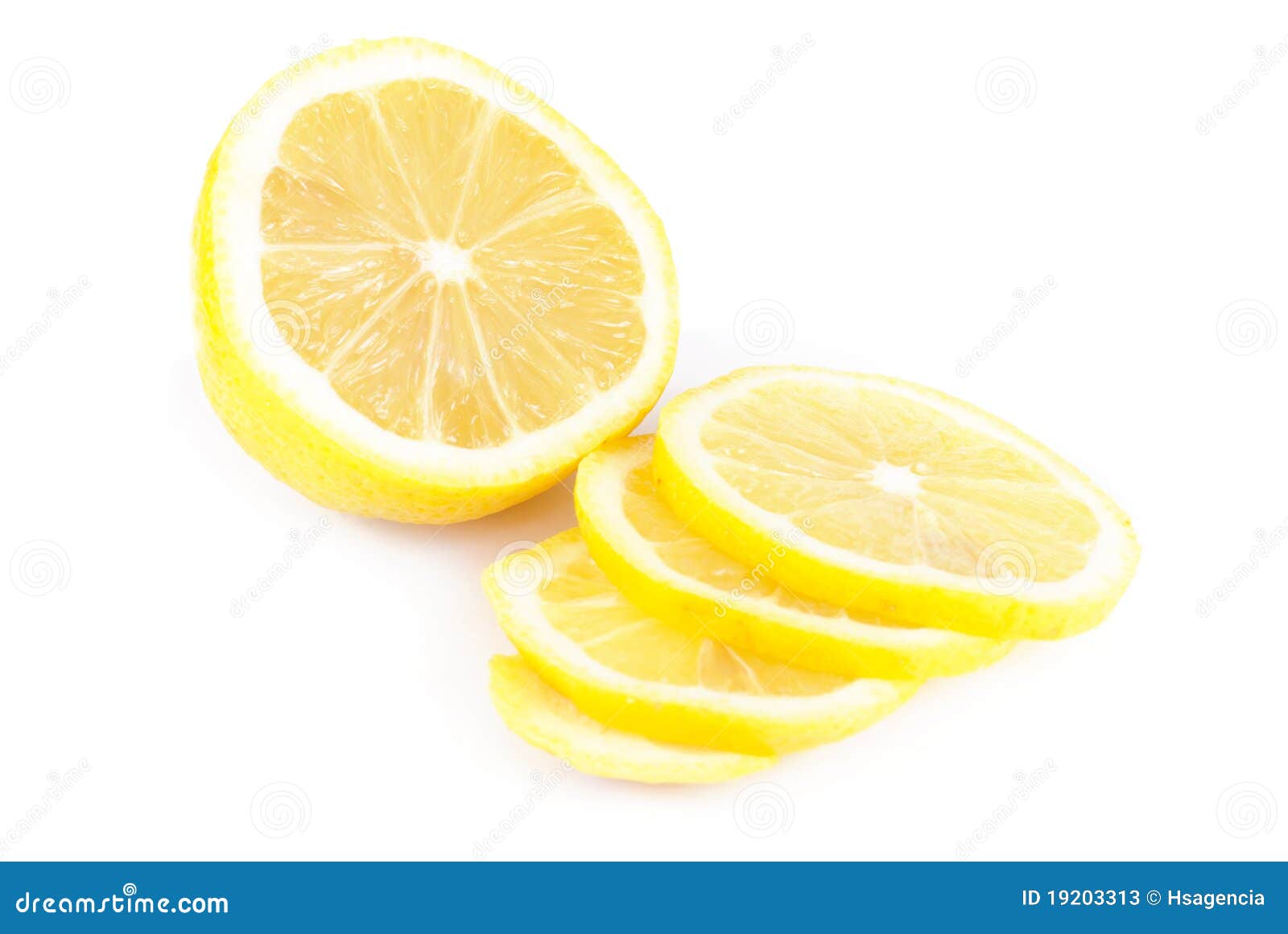 Lemon Close Up Isolation in White Stock Image - Image of organic, close ...