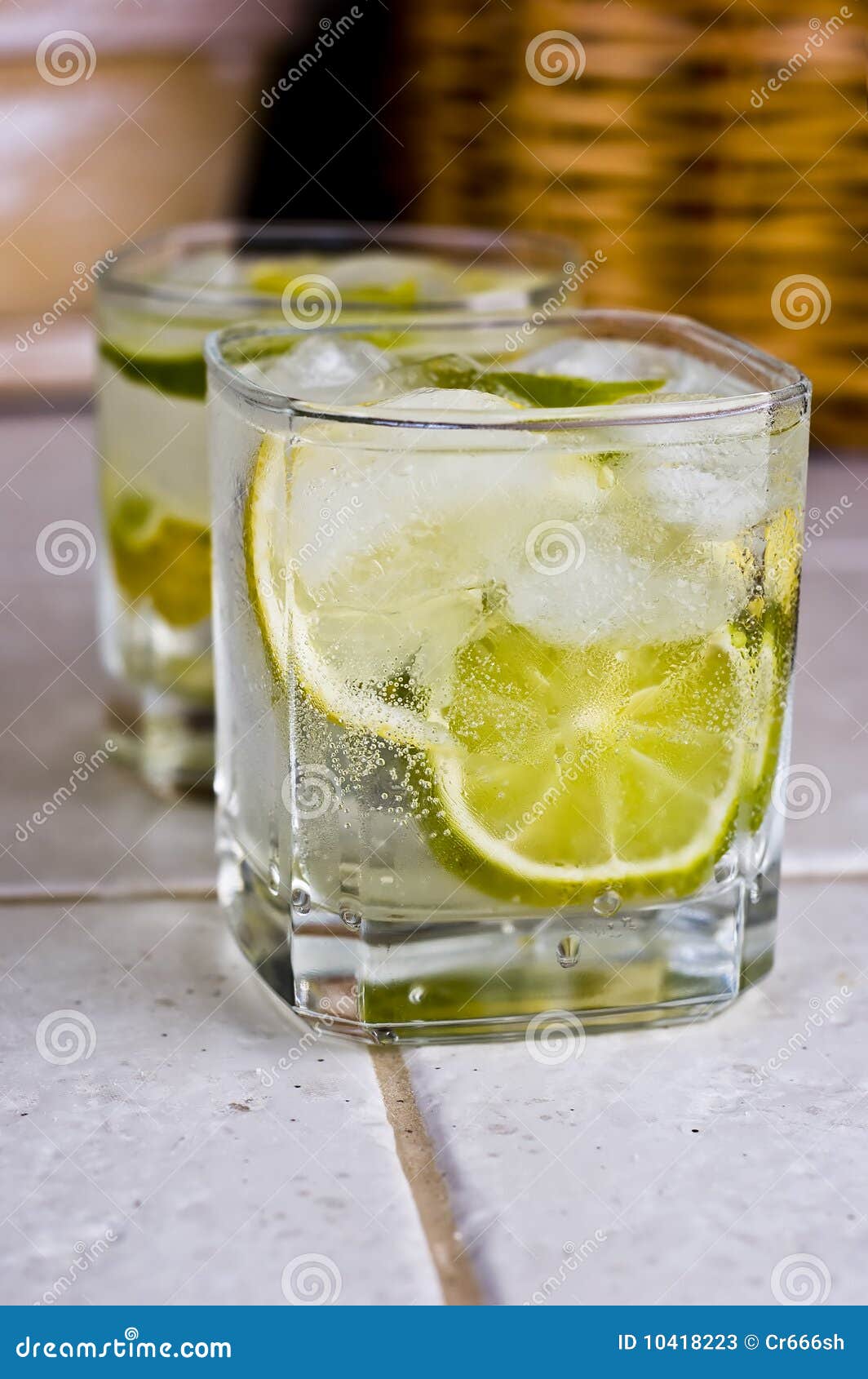 Lemon cocktail drink stock image. Image of reflection - 10418223