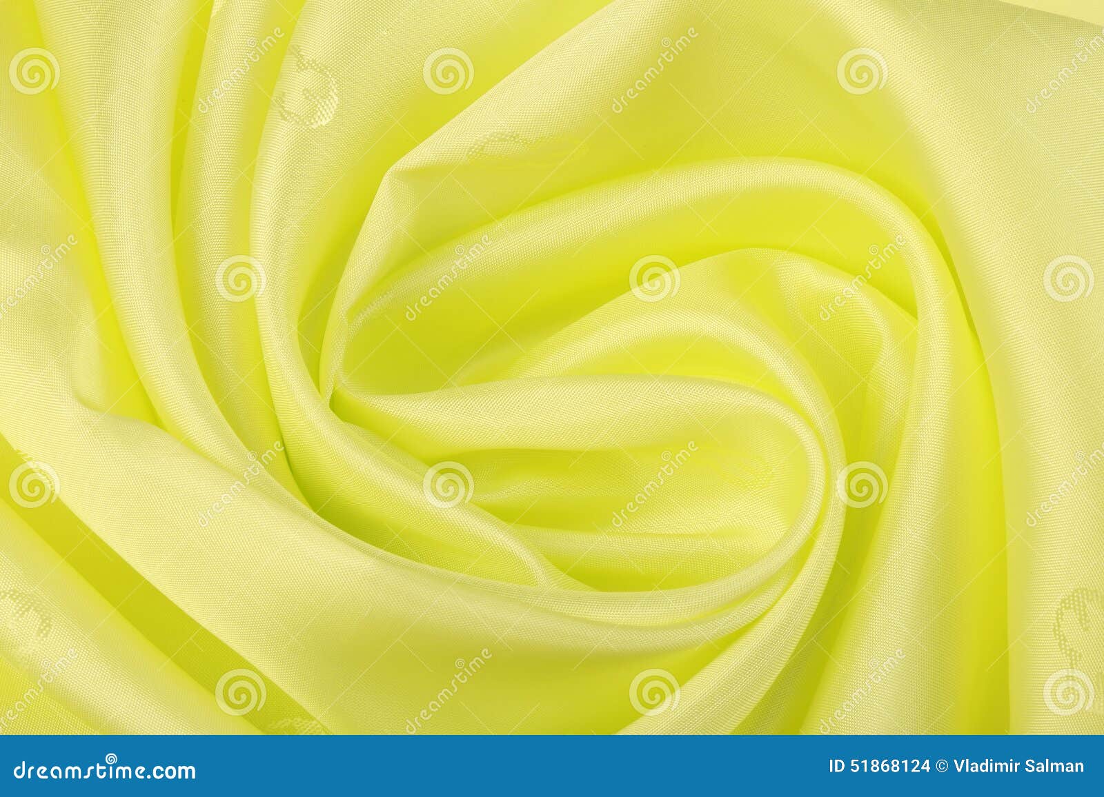 Lemon-colored silk stock photo. Image of fabric, cloth - 51868124