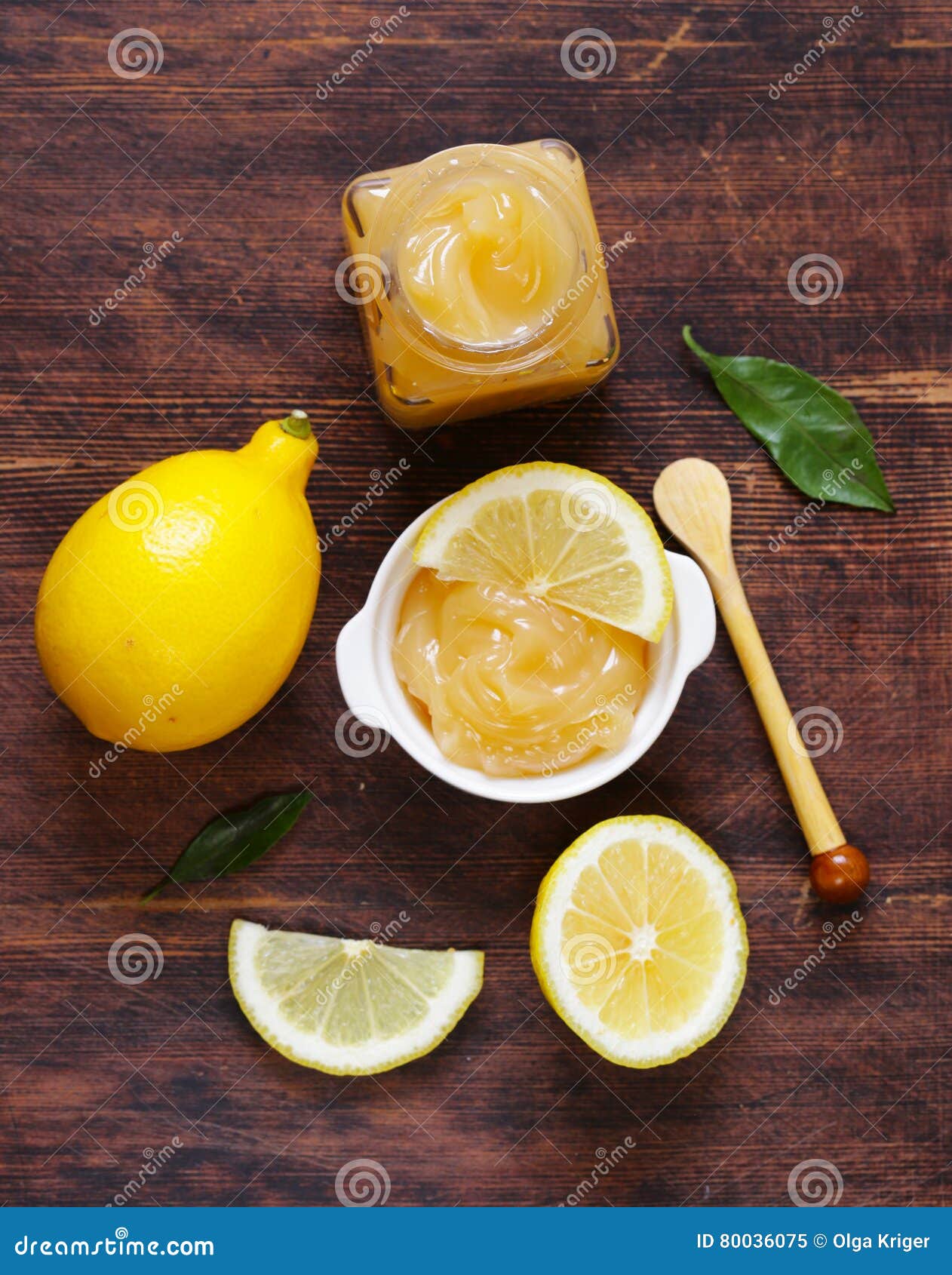 Lemon Curd Cream Made from Organic Lemons Stock Image - Image of citrus ...