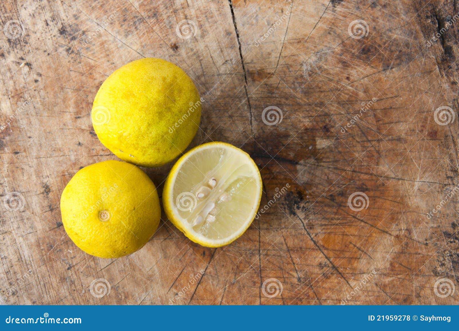 Lemon Cut stock photo. Image of ingredients, yellow, foodstuff - 21959278