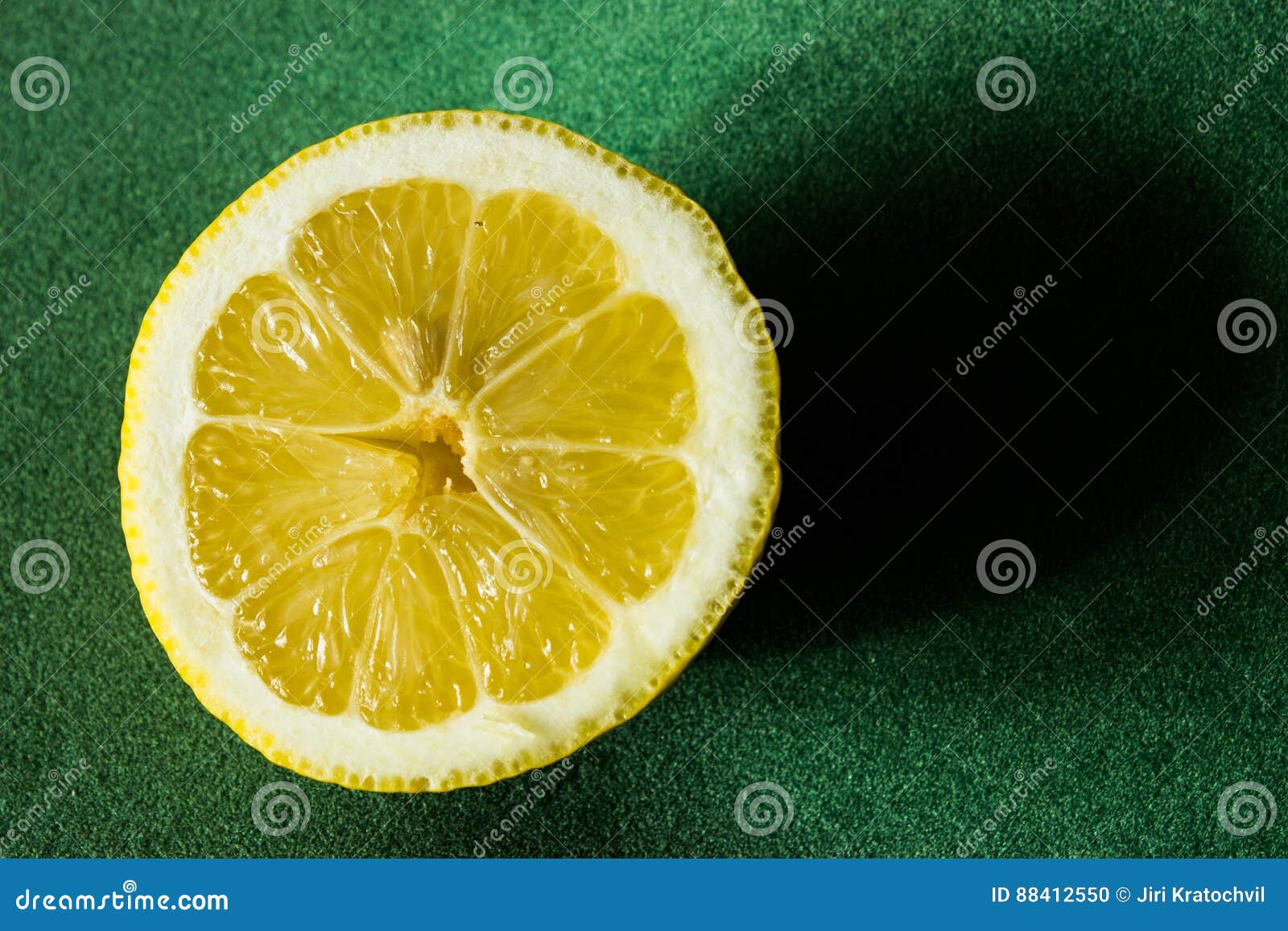 Lemon cut in half stock photo. Image of piece, fruit - 88412550