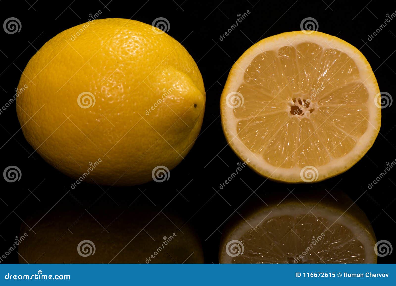 Lemon in half stock image. Image of evening, background - 116672615