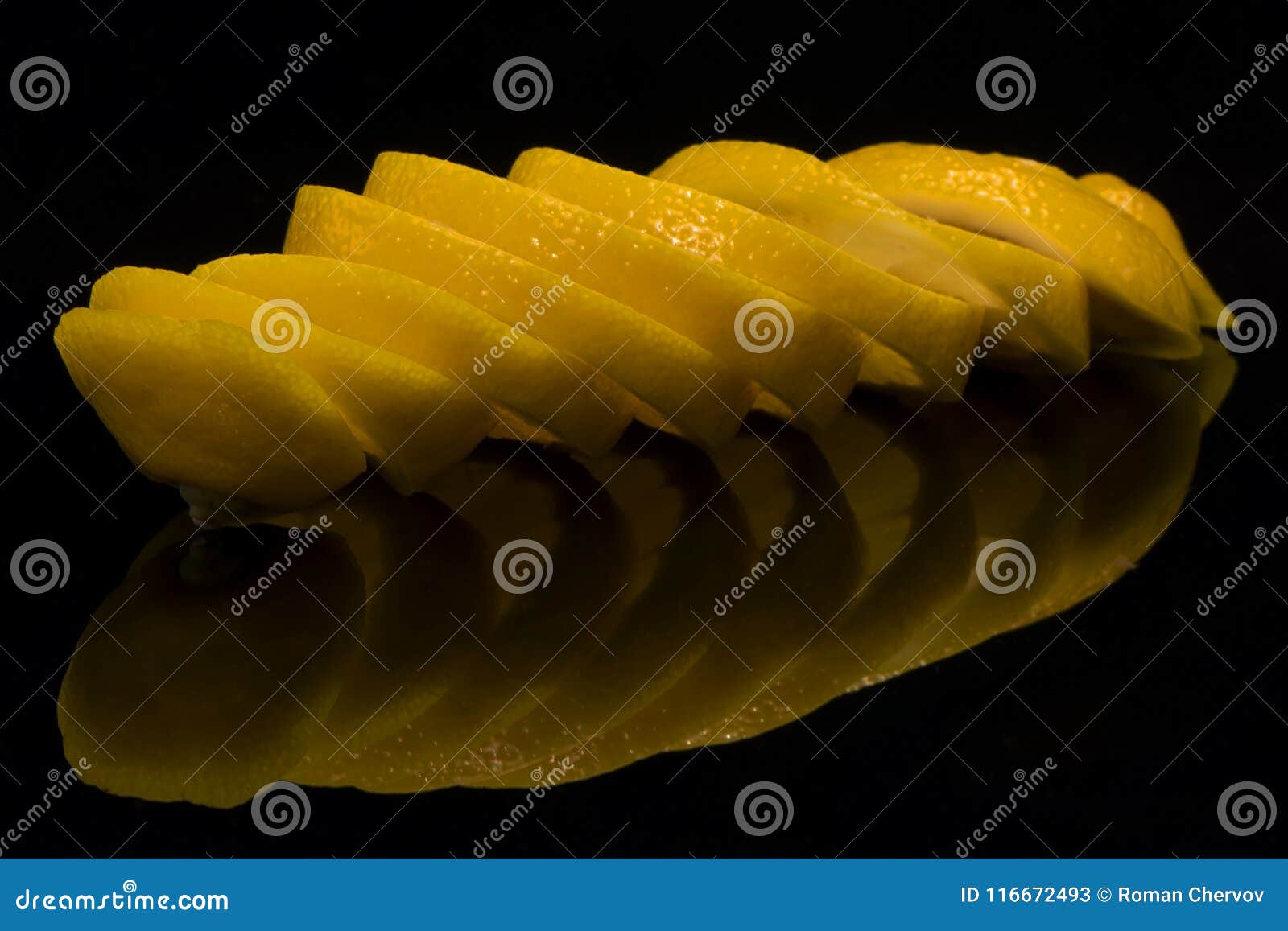 The cut lemon stock image. Image of sideways, gourmet - 116672493