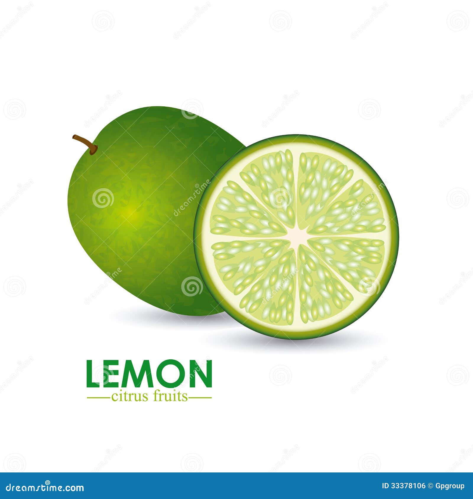 Lemon design stock vector. Illustration of label, leaf - 33378106