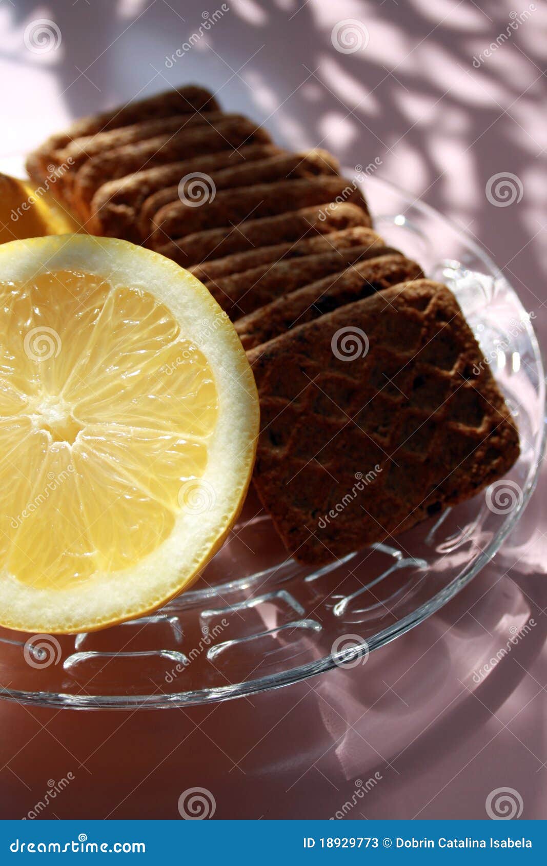 Lemon and Digestive Biscuits Stock Image - Image of lemom, health: 18929773