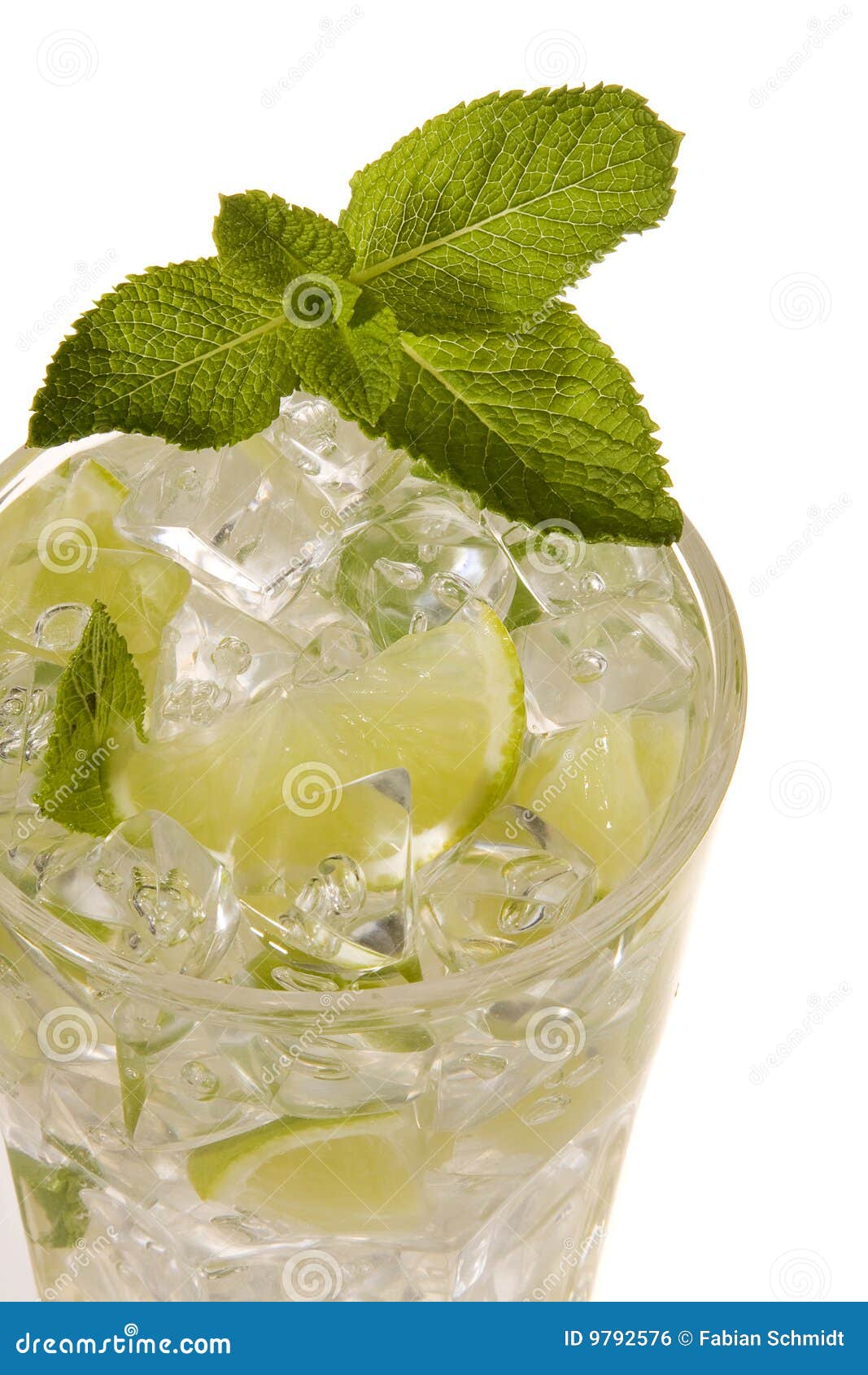 Lemon drink on ice stock photo. Image of refreshing, cool - 9792576
