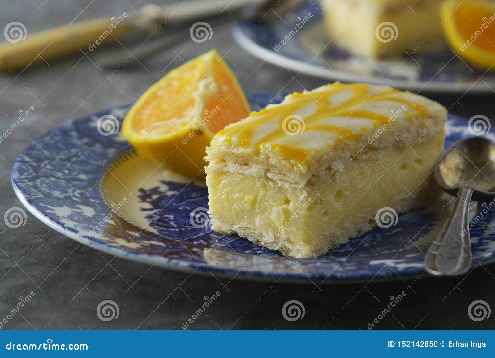 Lemon Drizzle Cake, Lemon Crust Cake Dessert Stock Photo - Image of ...