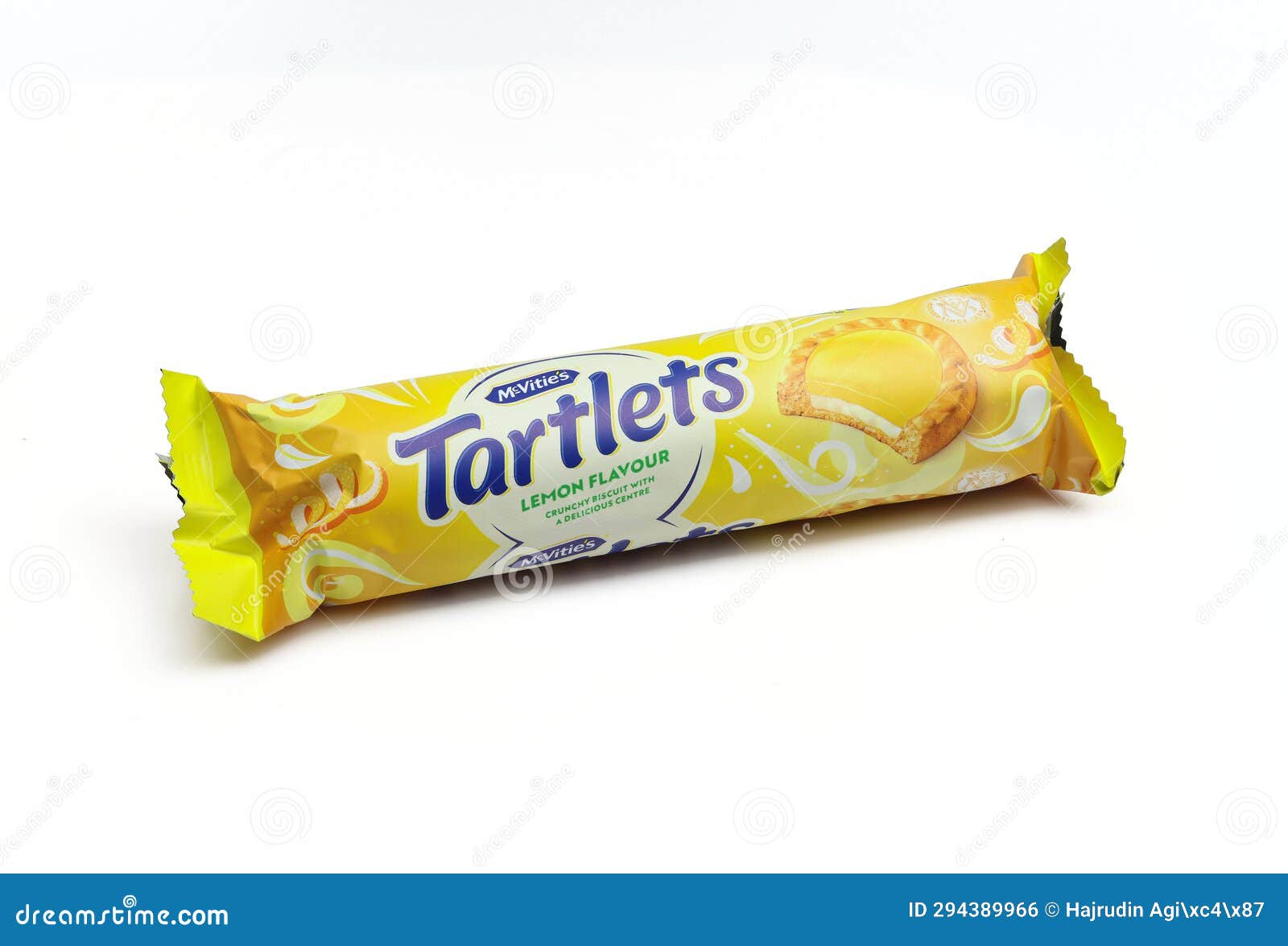 Lemon Flavour McVitie S Tartlets Pack Isolated on White Background ...