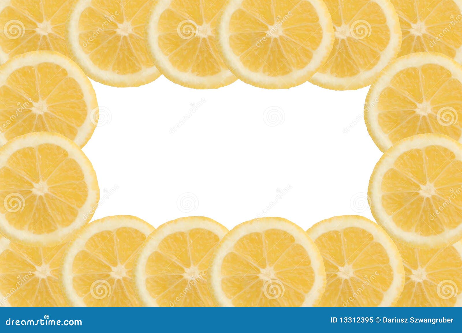 Lemon frame stock image. Image of diet, closeup, pattern - 13312395