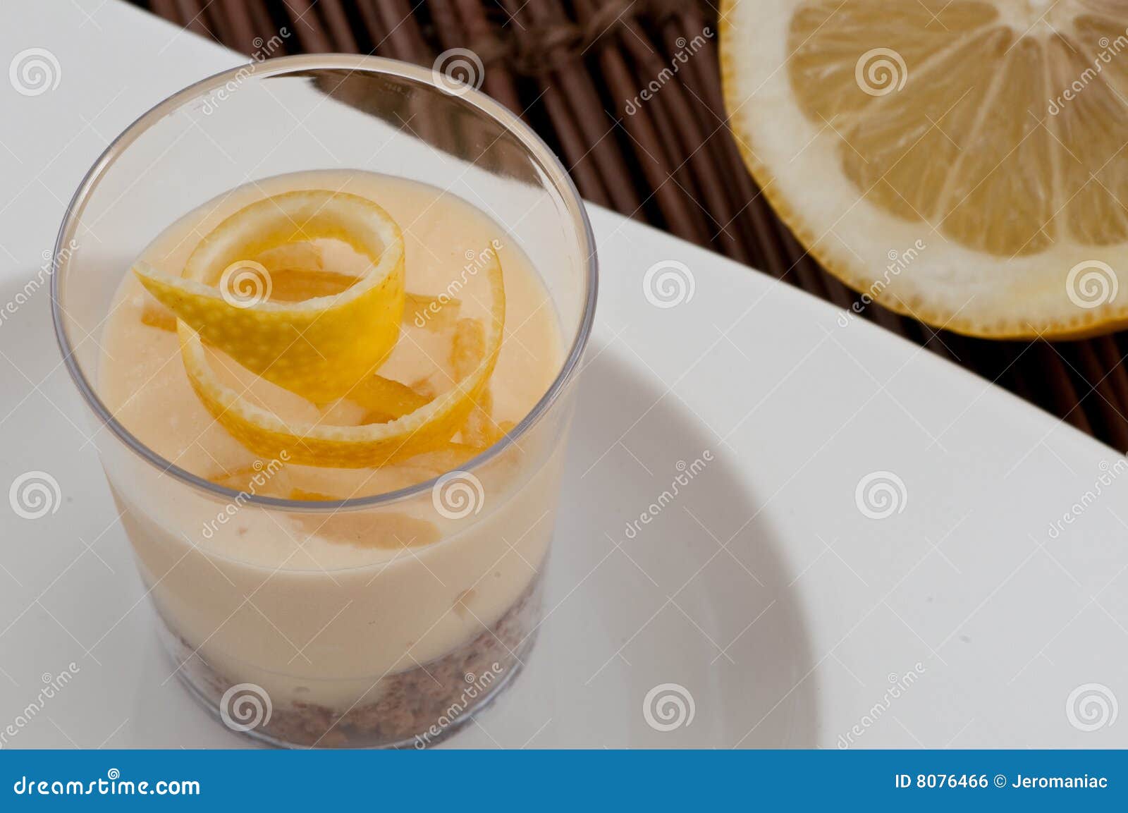 Lemon French dessert stock photo. Image of verrine, good - 8076466