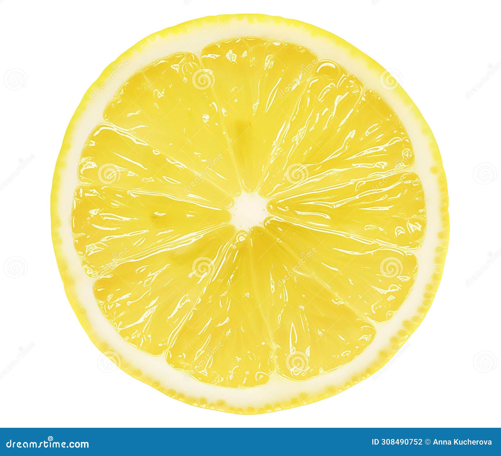 Lemon Fruit Cross Section Isolated on White Stock Photo - Illustration ...