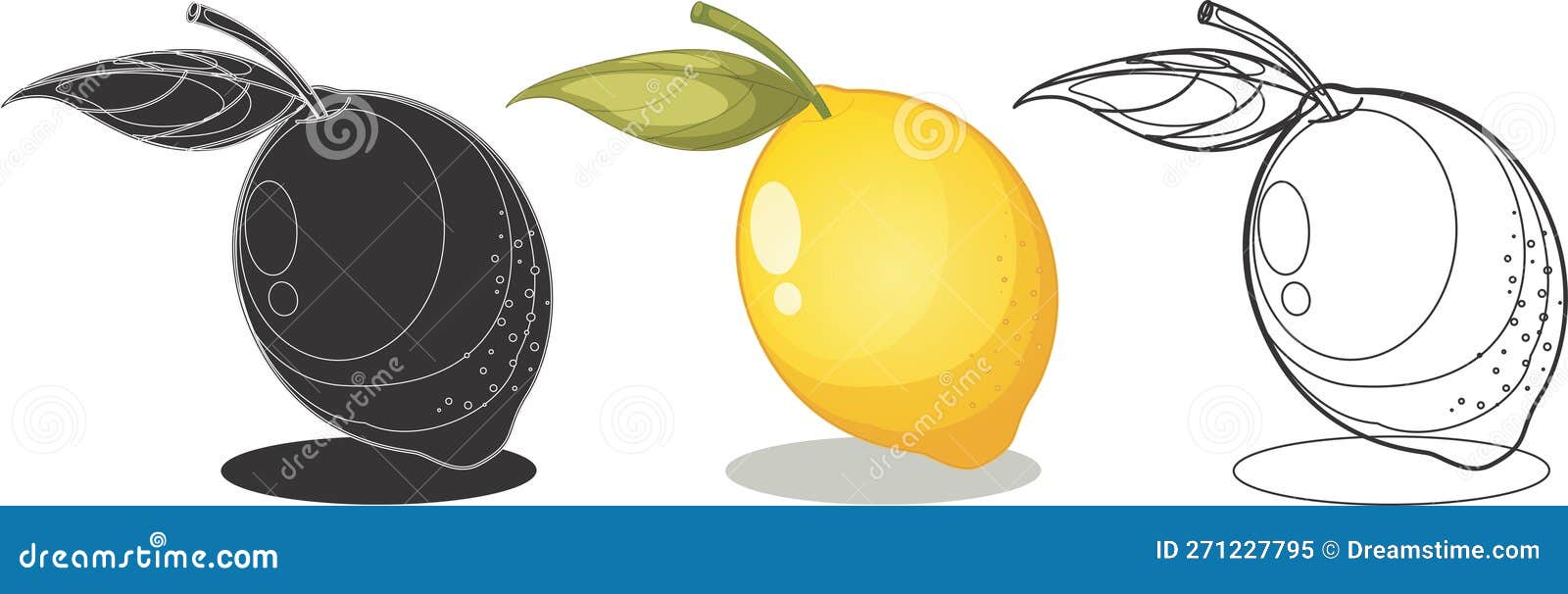 Lemon Fruit Design Illustration Vector Stock Vector - Illustration of ...