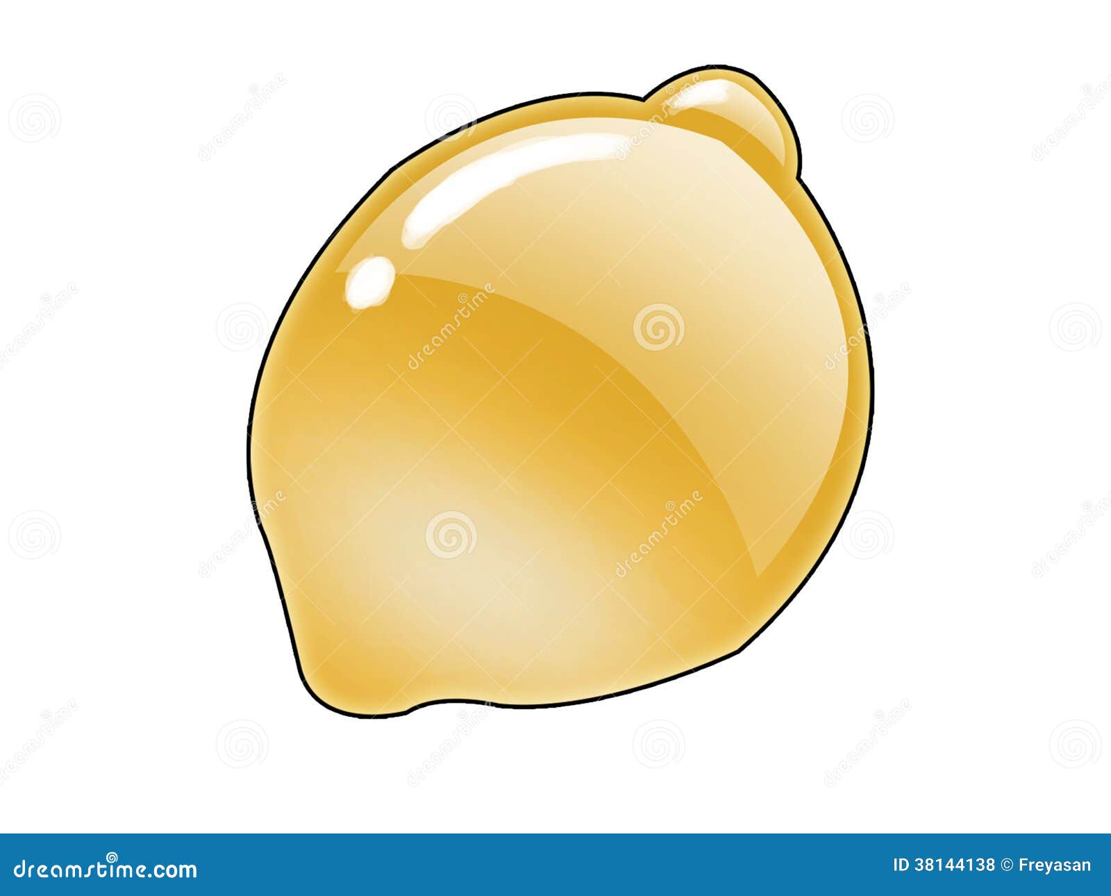 Lemon Fruit Hard Candy Stock Photography | CartoonDealer.com #38144138