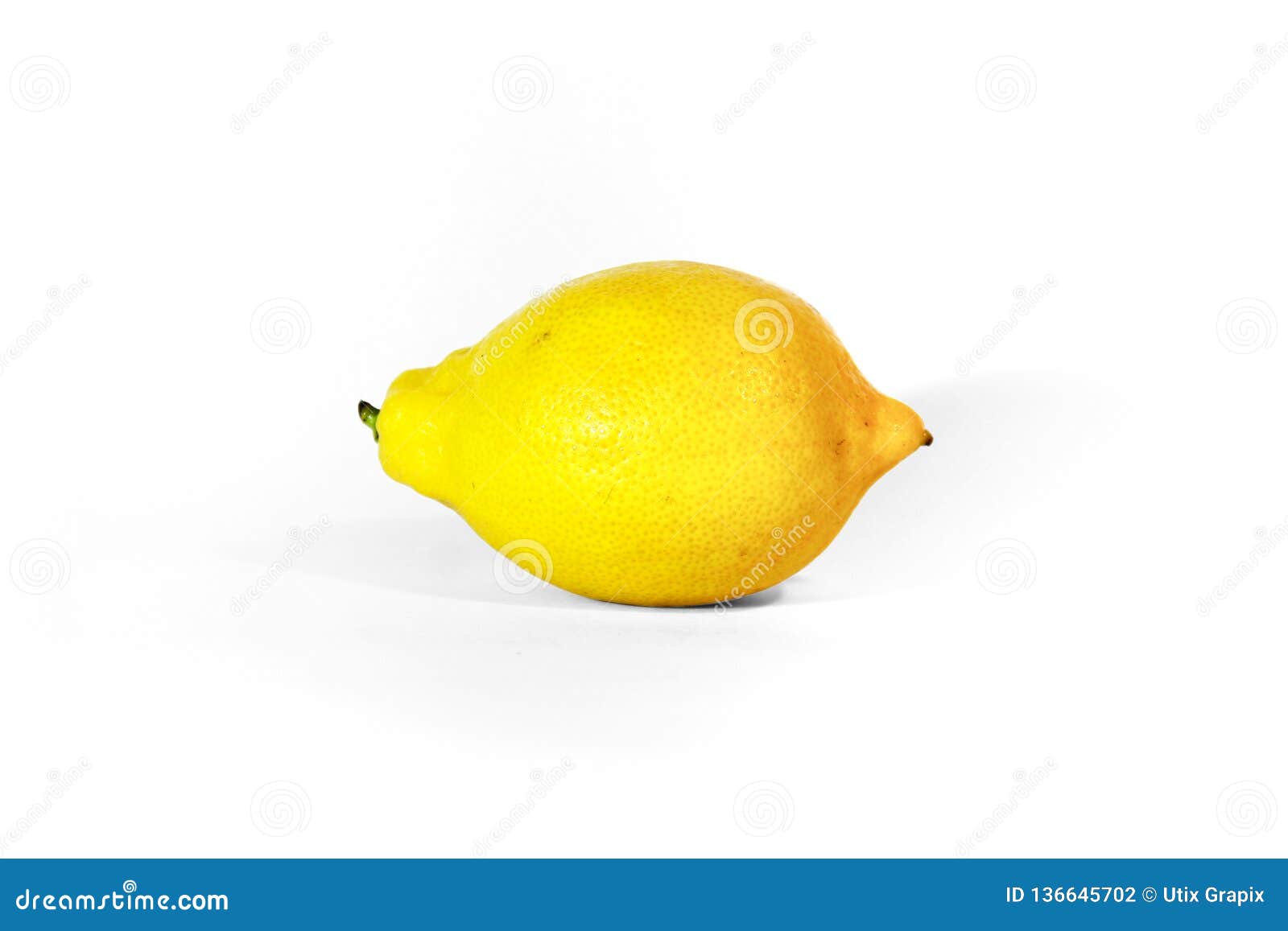 Lemon fruit isolated stock photo. Image of food, natural - 136645702