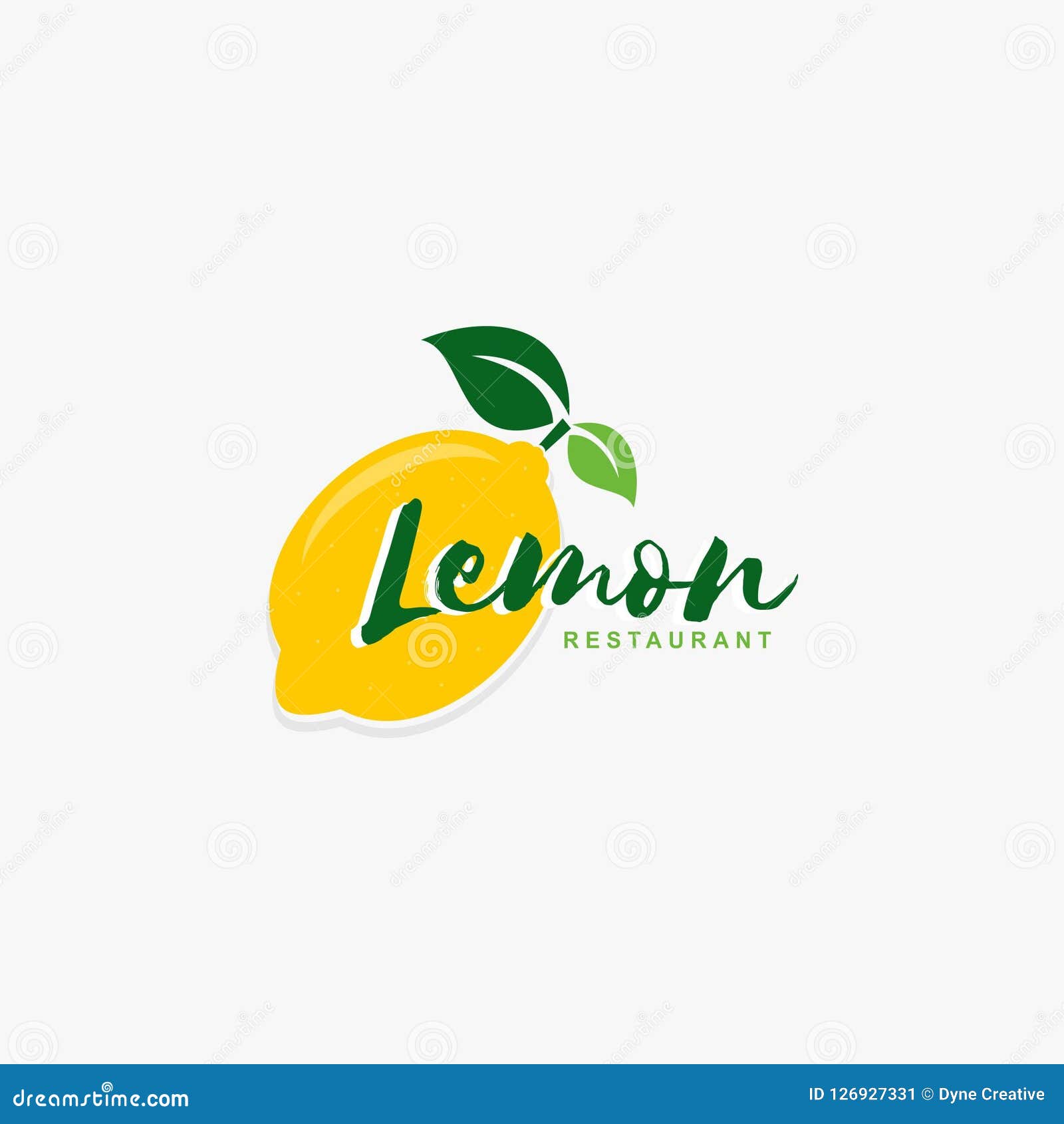 Lemon Fruit Logo Design Vector Stock Vector - Illustration of ...