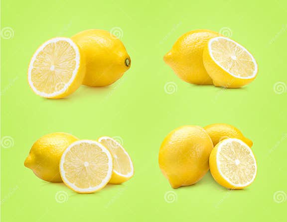 Lemon fruit set stock image. Image of clear, modern - 149655147