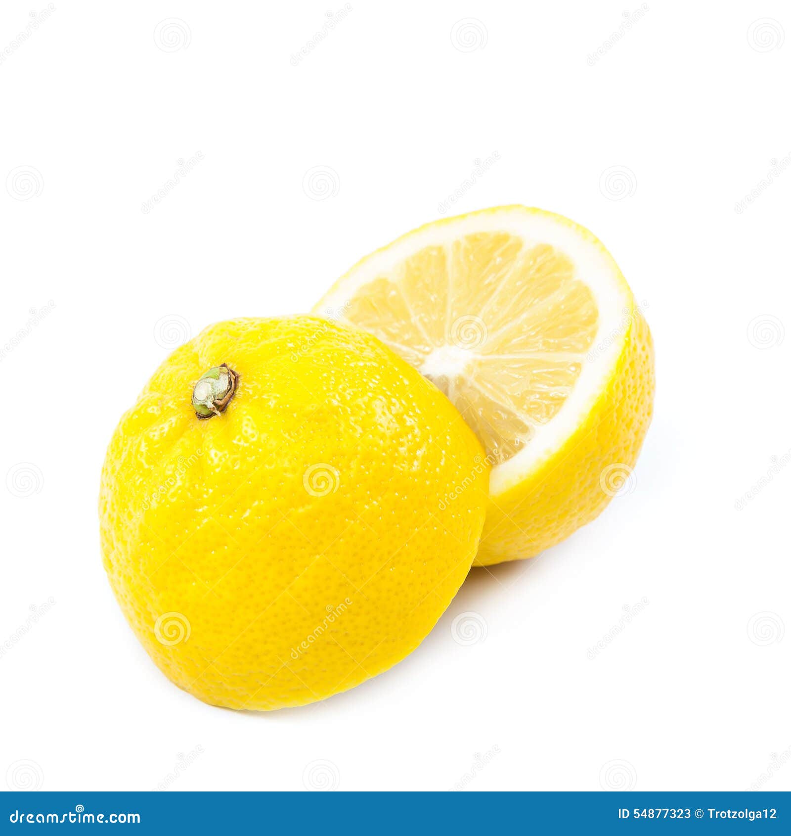 Lemon Fruit on White Background. Stock Image - Image of glossy, drink ...
