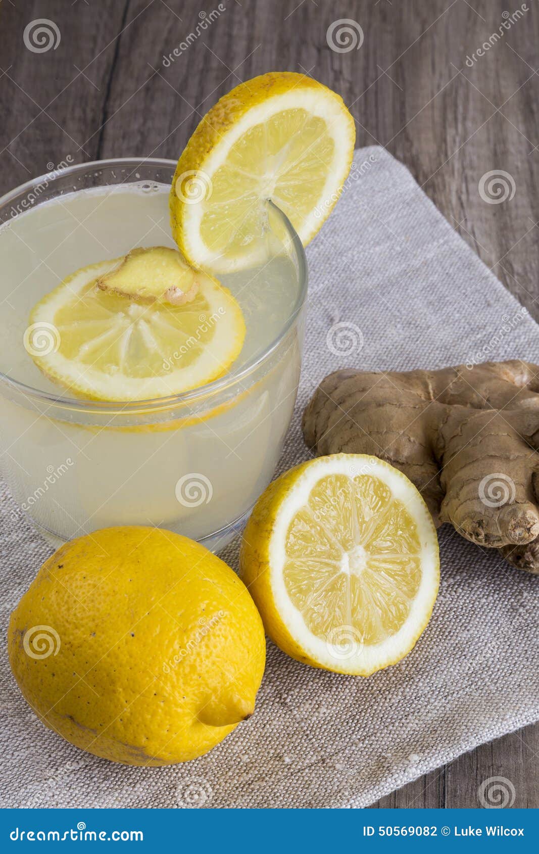 Lemon and Ginger Detox Drink Stock Photo - Image of ginger, lifelstyle ...
