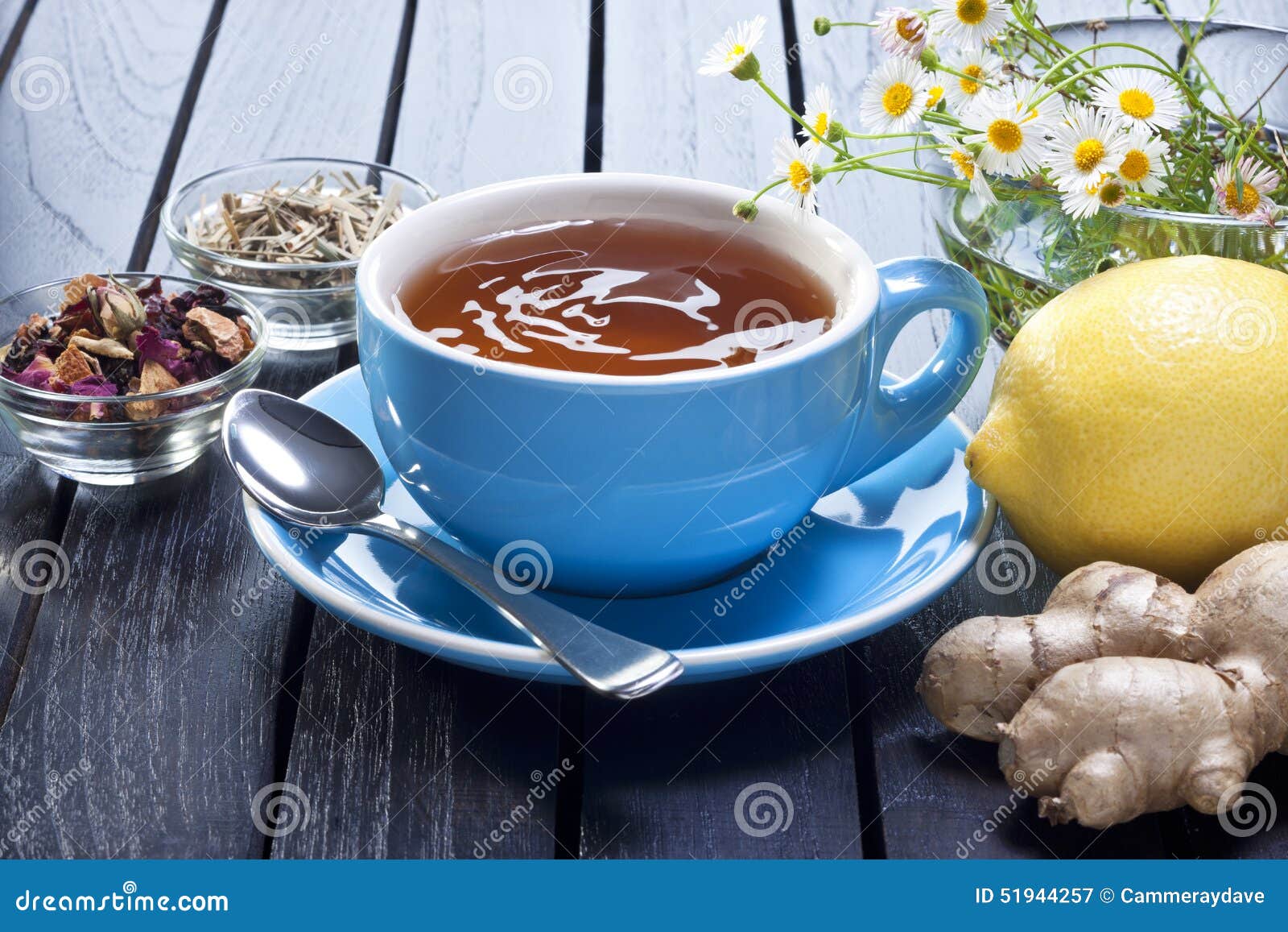 Lemon Detox Ginger Tea Cup stock image. Image of fruit - 51944257