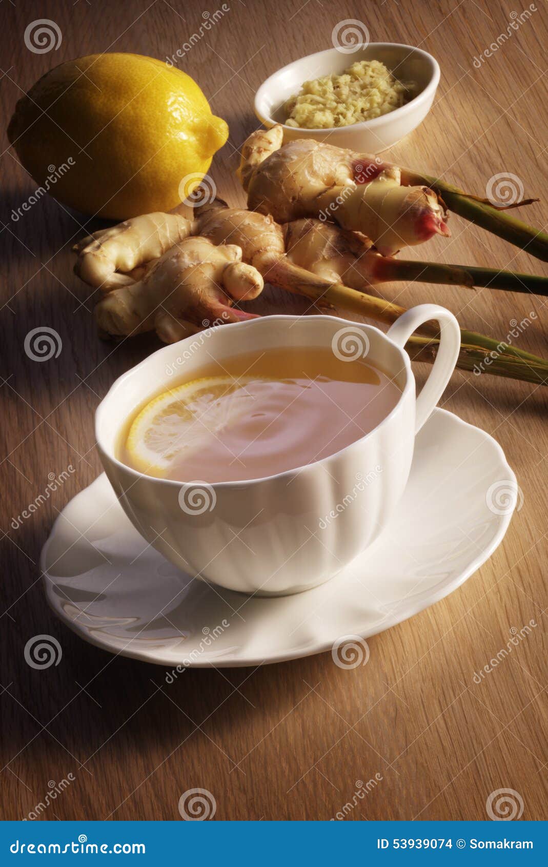 Lemon and Ginger Tea stock photo. Image of flavour, refreshing - 53939074