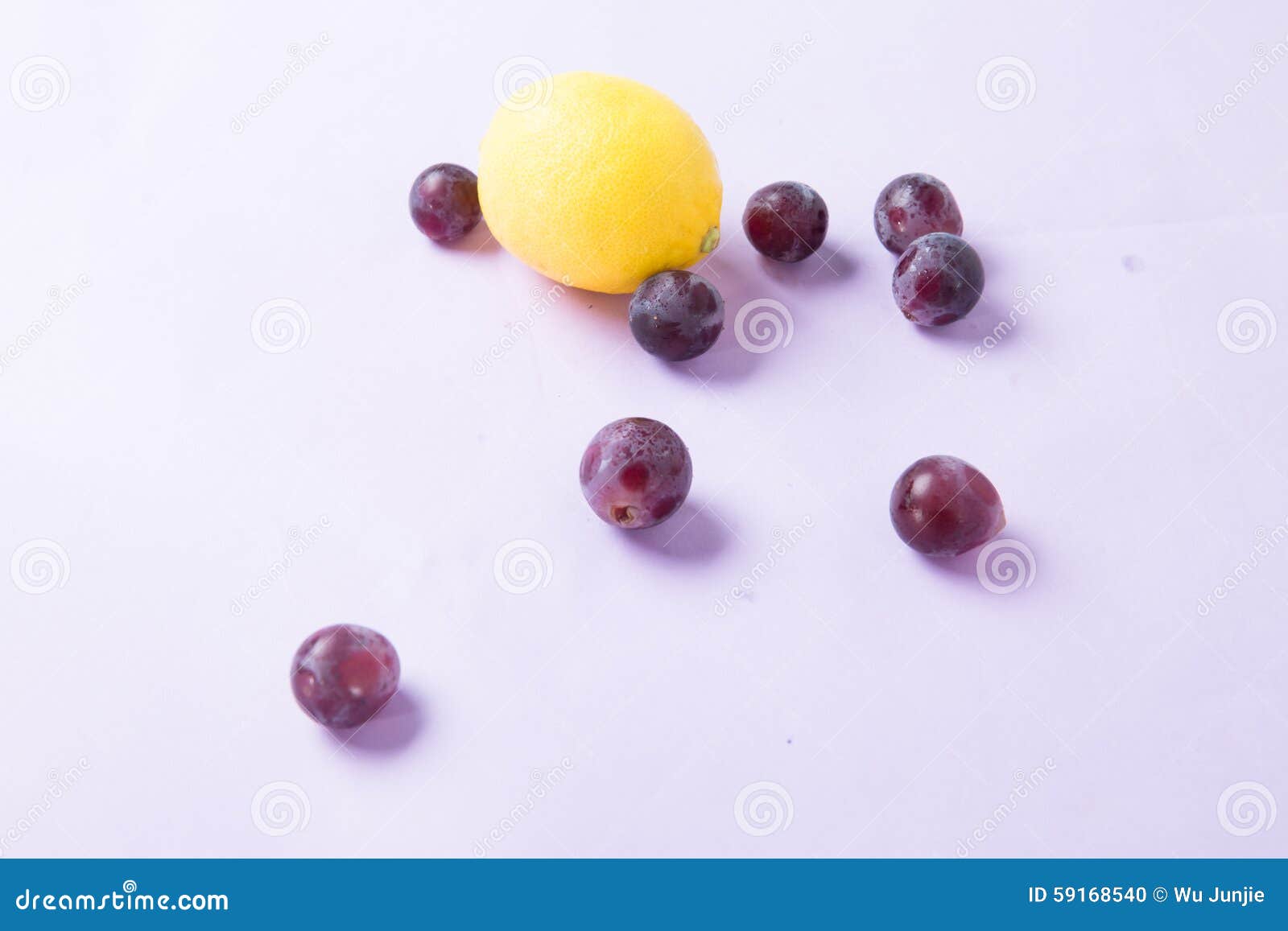 Lemon and grape stock photo. Image of agriculture, life - 59168540