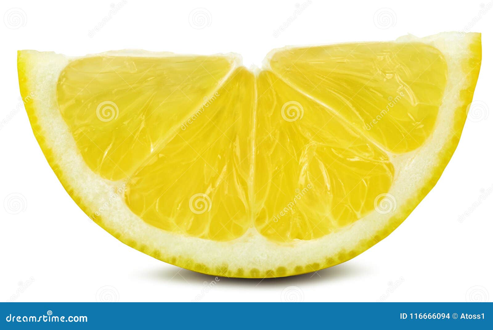 Lemon half isolated stock photo. Image of healthy, refreshing - 116666094