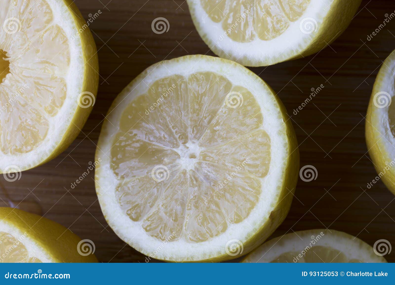 Lemon Half Top View stock image. Image of fresh, citrus - 93125053