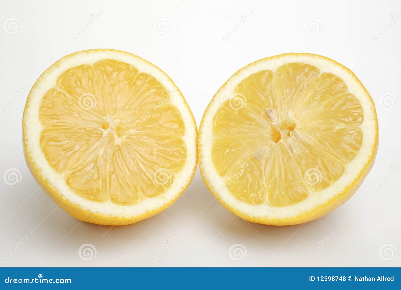 Lemon halves stock photo. Image of citrus, health, lemon - 12598748