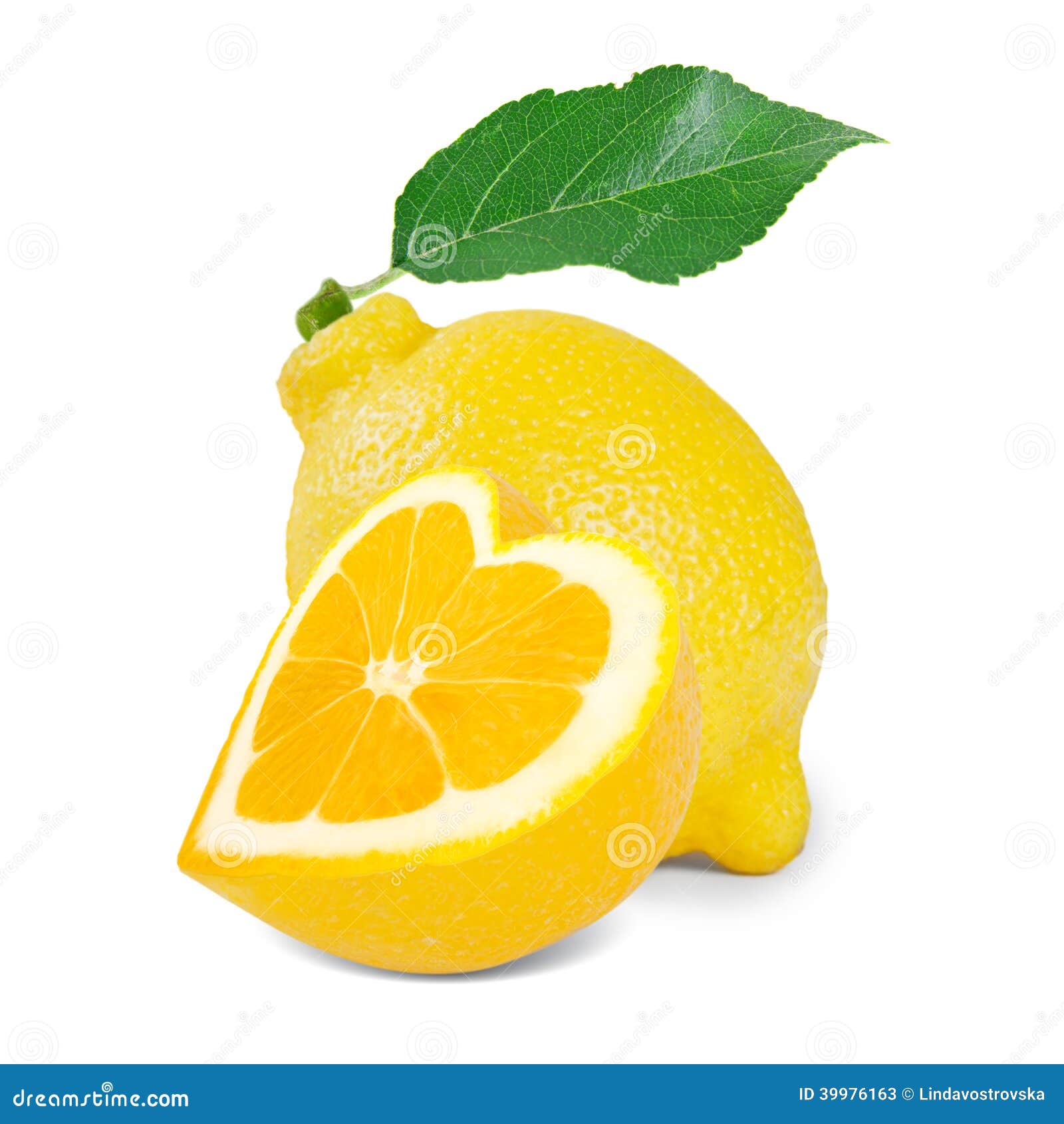 Lemon heart stock image. Image of bitter, love, healthy - 39976163