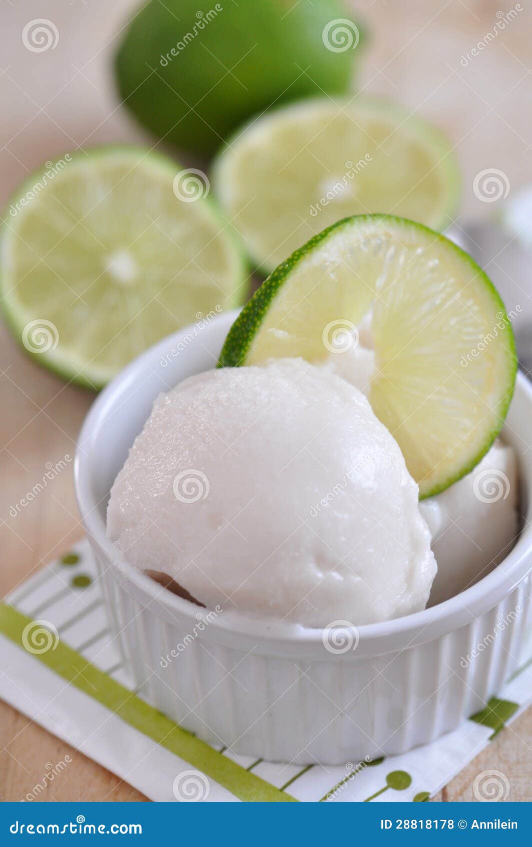 Lemon Ice Cream stock photo. Image of crisp, cold, creamy - 28818178