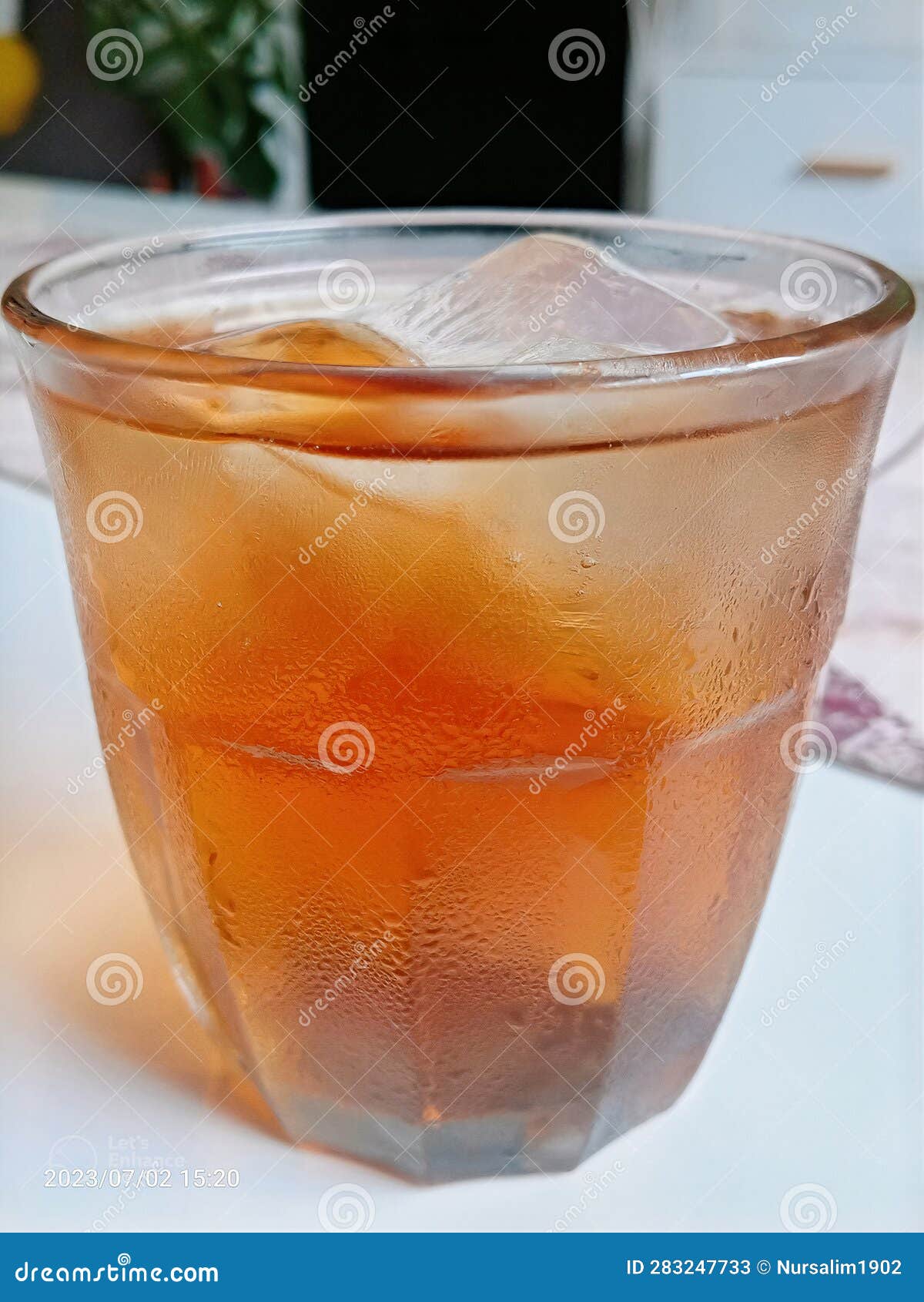 The Lemon Iced Tea is so Fresh Stock Image - Image of iced, cold: 283247733