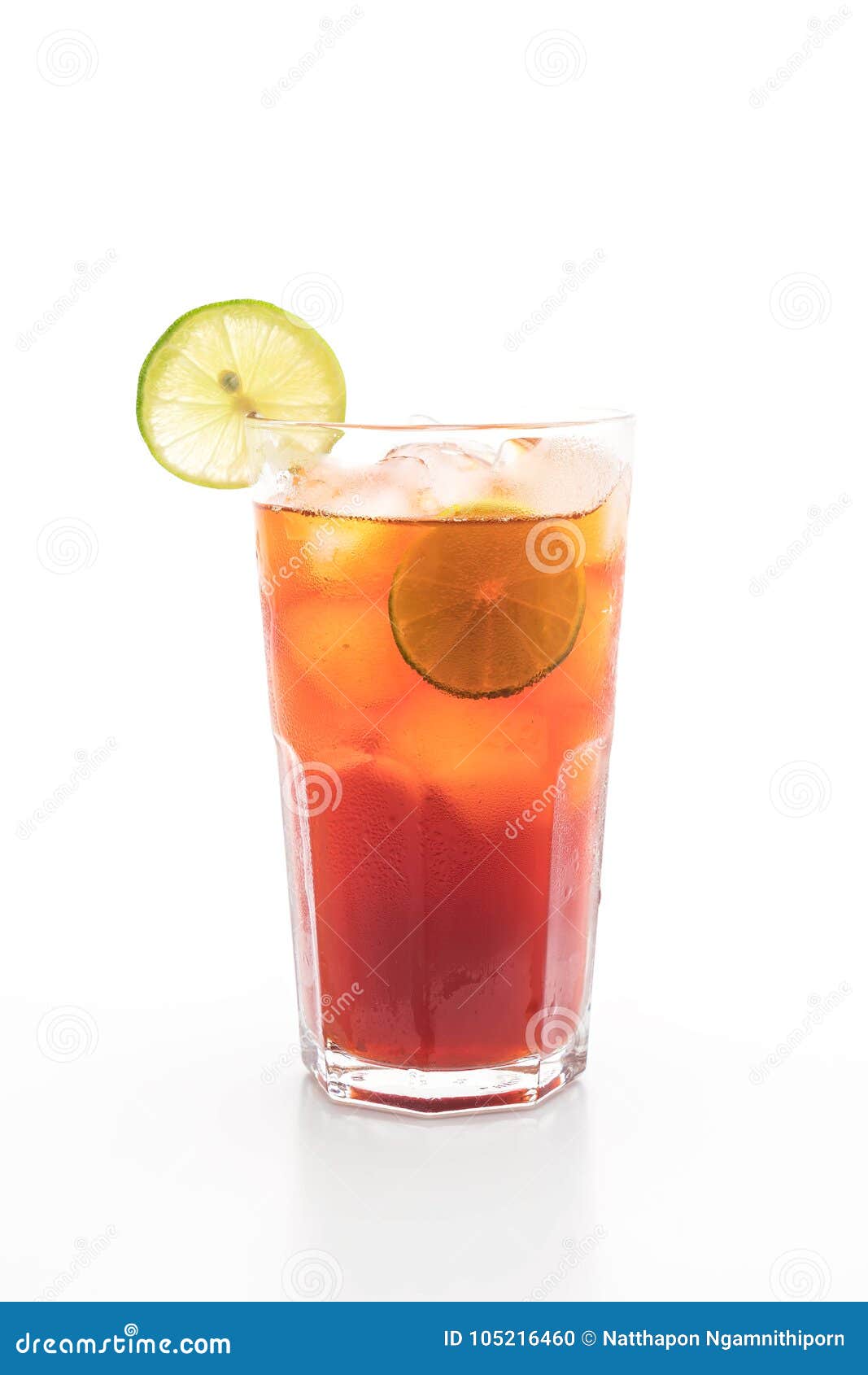Lemon iced tea stock photo. Image of closeup, beverage - 105216460