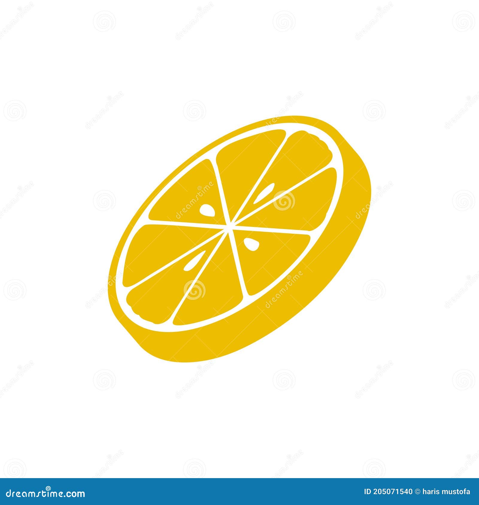 Lemon Icon Design Template Vector Isolated Illustration Stock ...