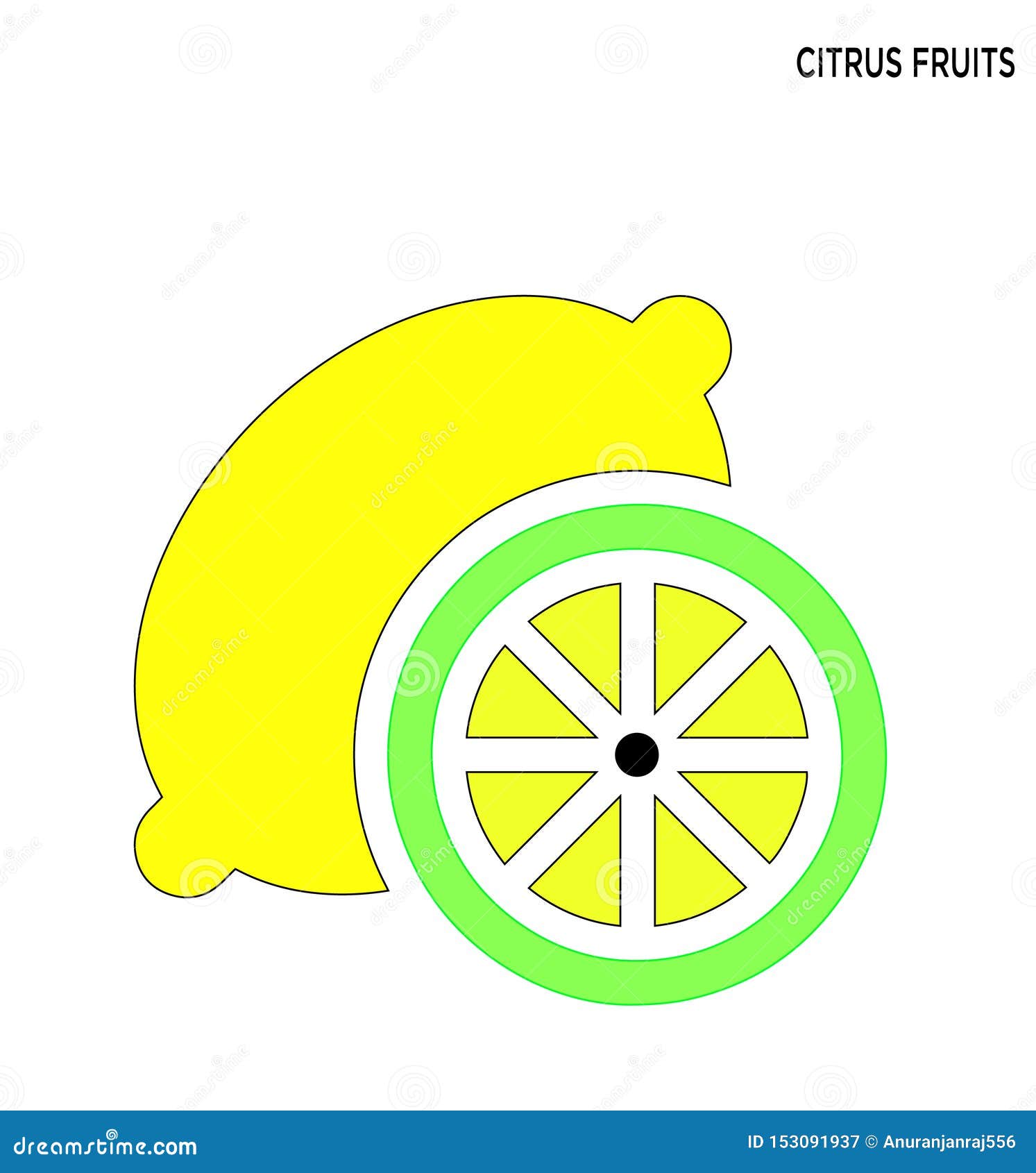 Lemon Icon Editable Symbol Design Stock Vector - Illustration of nature ...