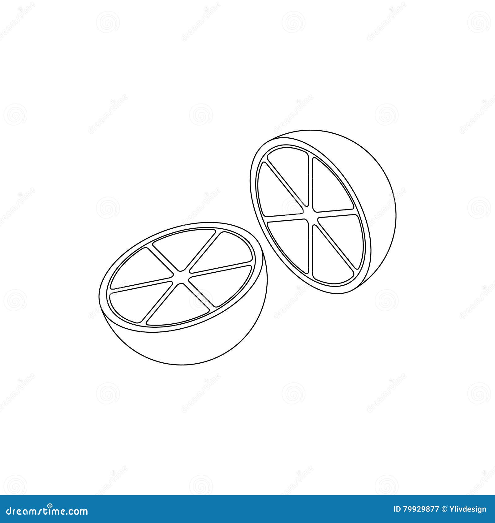 Lemon Icon, Isometric 3d Style Stock Vector - Illustration of natural ...