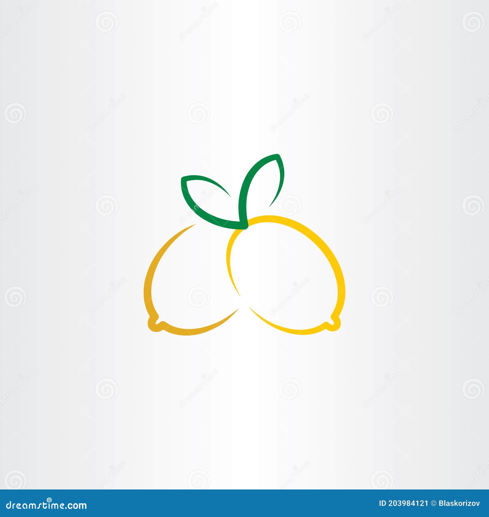 Lemon Icon Symbol Design Logo Vector Stock Vector - Illustration of ...