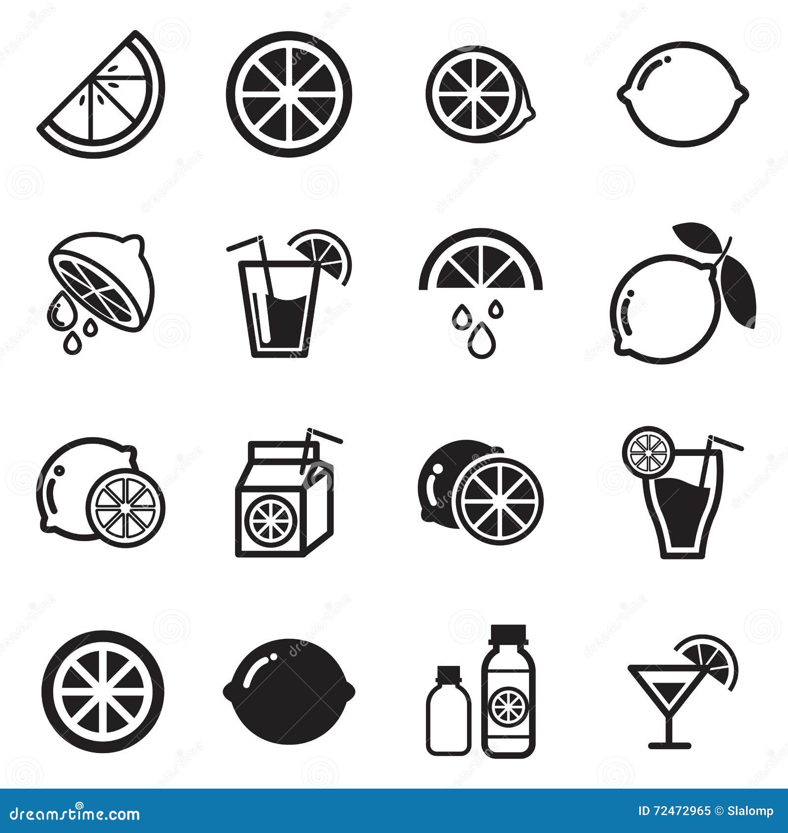 Lemon icon stock vector. Illustration of icon, fresh - 72472965
